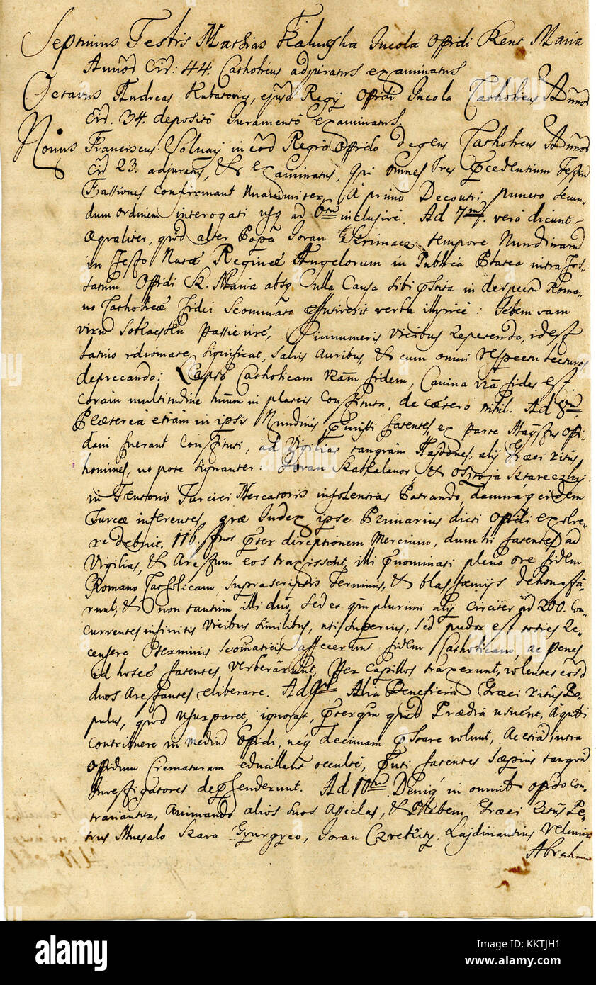 F 179 I 21 Fol.4 B Stock Photo - Alamy