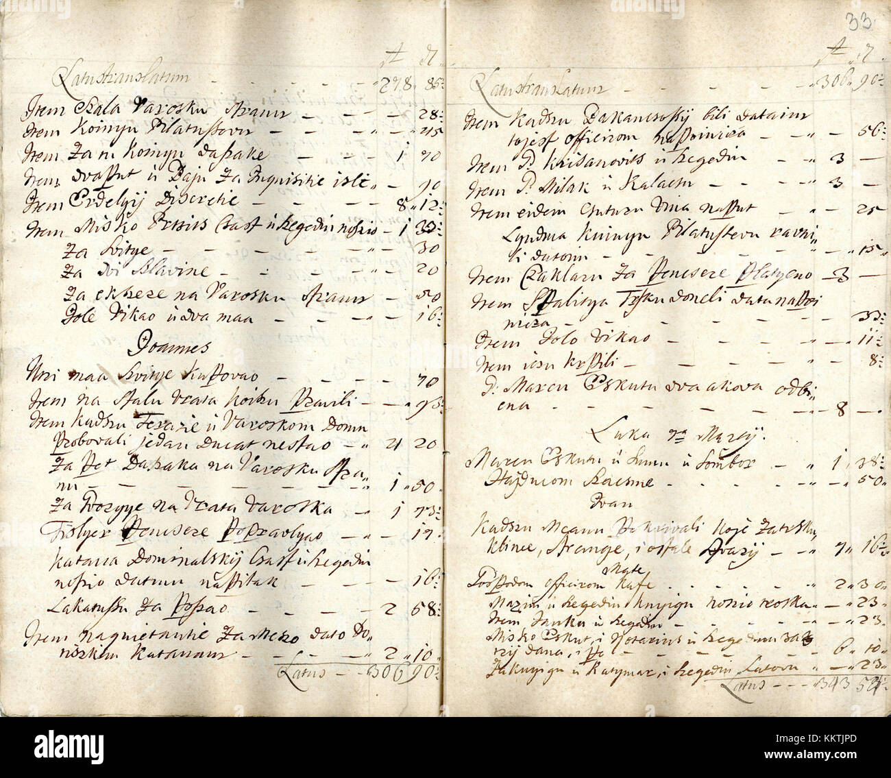 Photograph of a page from a notebook (tefter) written in Subotica in ...