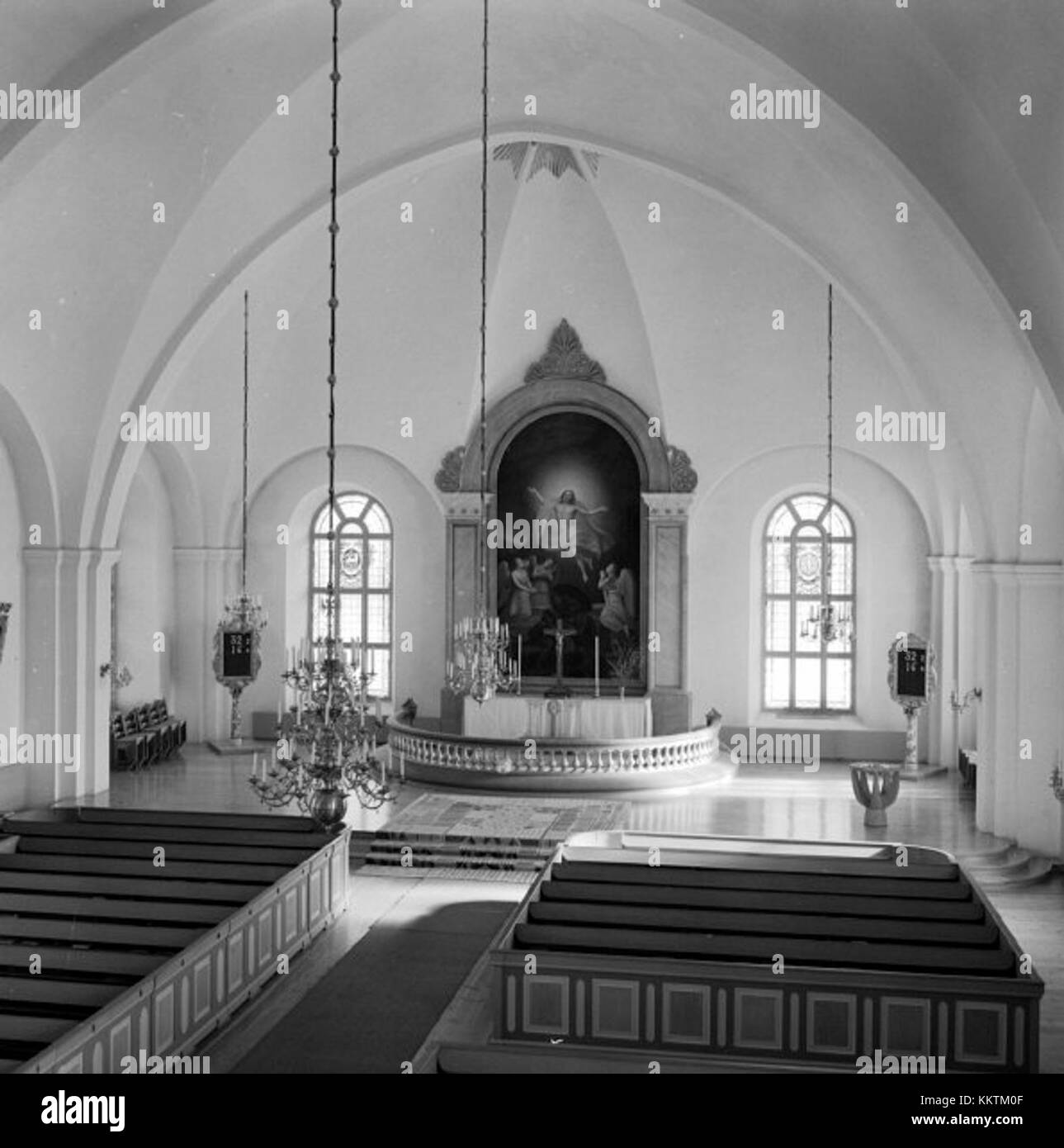 Alfta kyrka KMB 16000200035789 Stock Photo - Alamy
