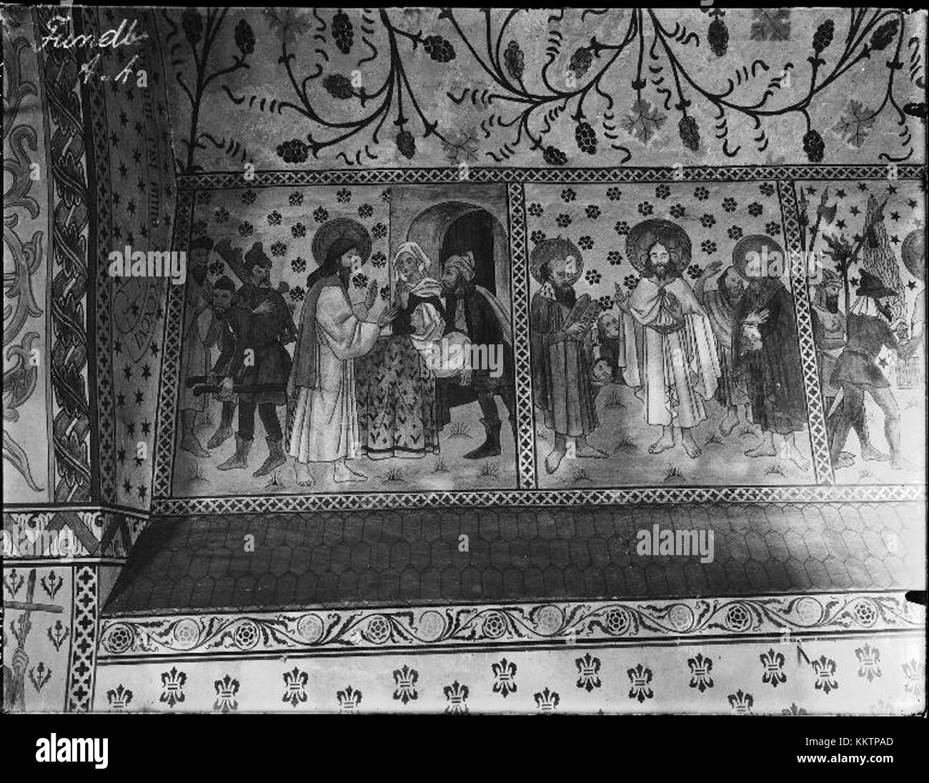 An image of Funbo Church (Funbo kyrka) in Sweden, cataloged under KMB ...