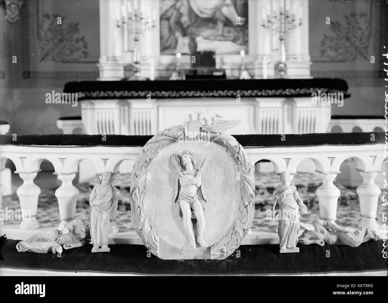 Glava kyrka, located in Glava, Värmland, Sweden, is a baroque-style ...