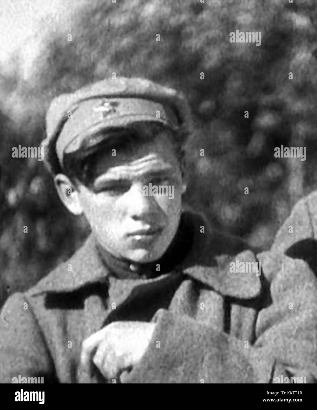 This image depicts Zhzhonov in 1934, a significant figure in Soviet ...