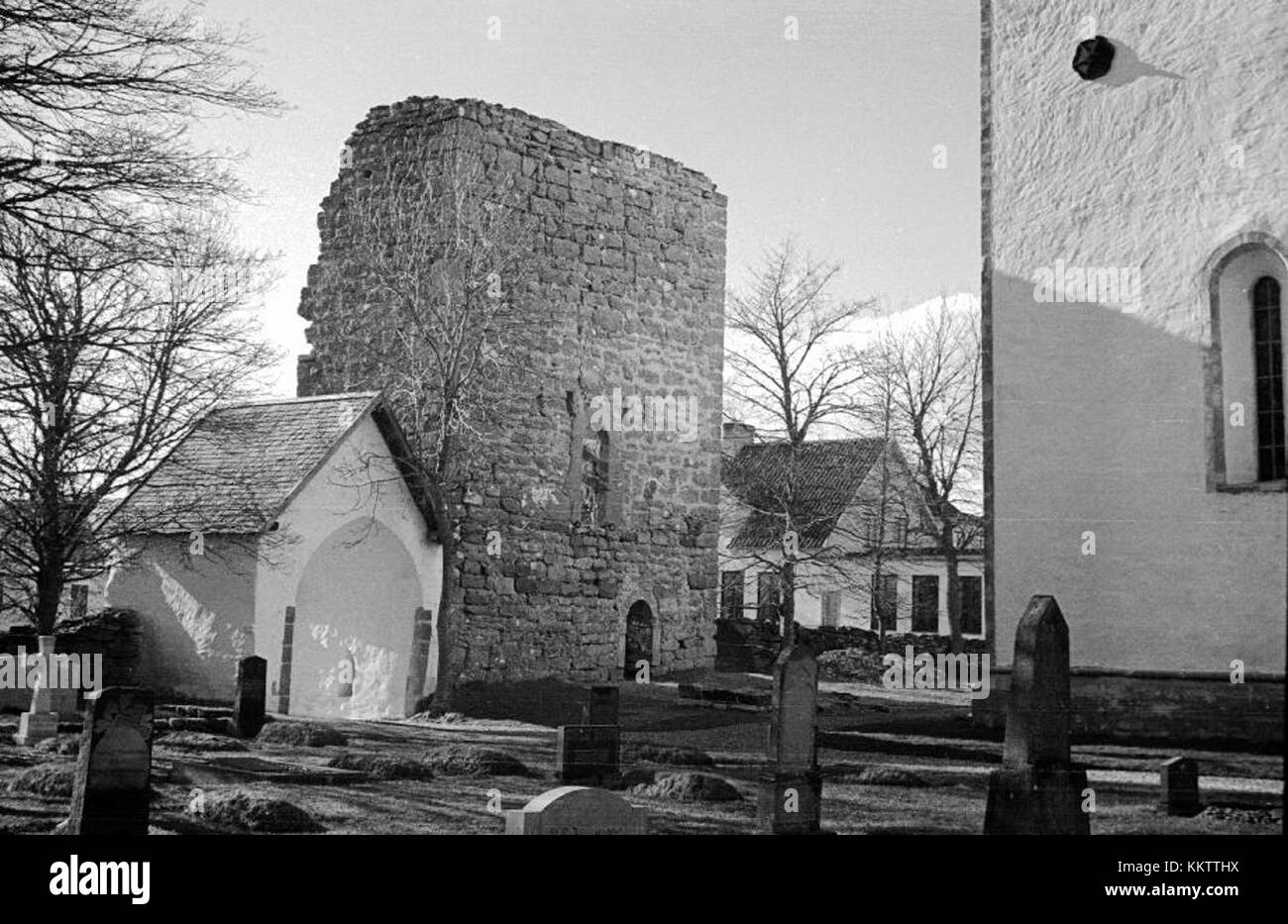 Gotham Church, situated on Gotland island, Sweden, is a medieval stone ...