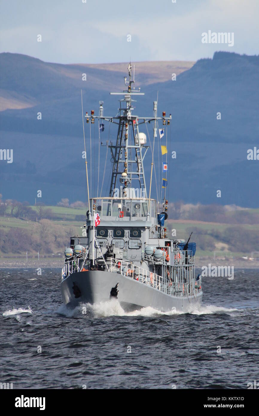 ORP Mewa (623), a Projekt 206FM-class minehunter operated by the Polish ...