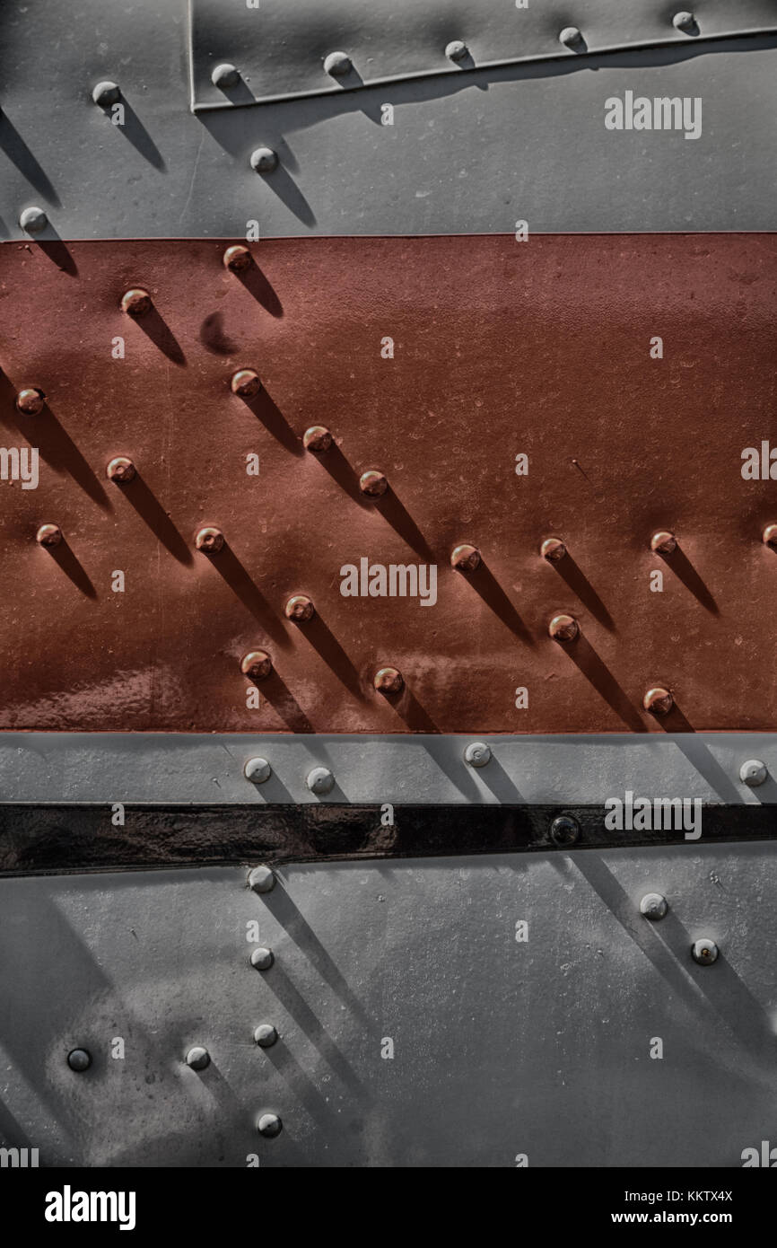 abstract texture background of the metallic rivet airplane Stock Photo ...