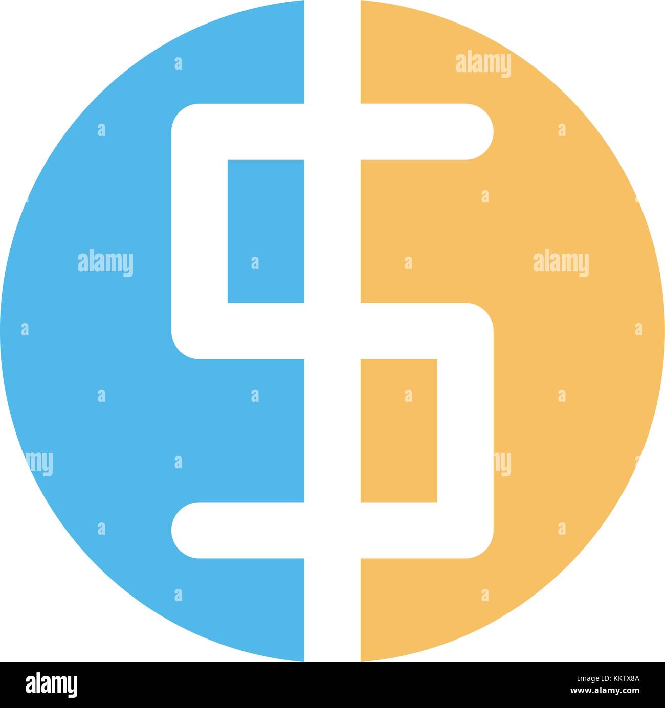 round circle shape style icon logo vector art Stock Vector Image & Art ...