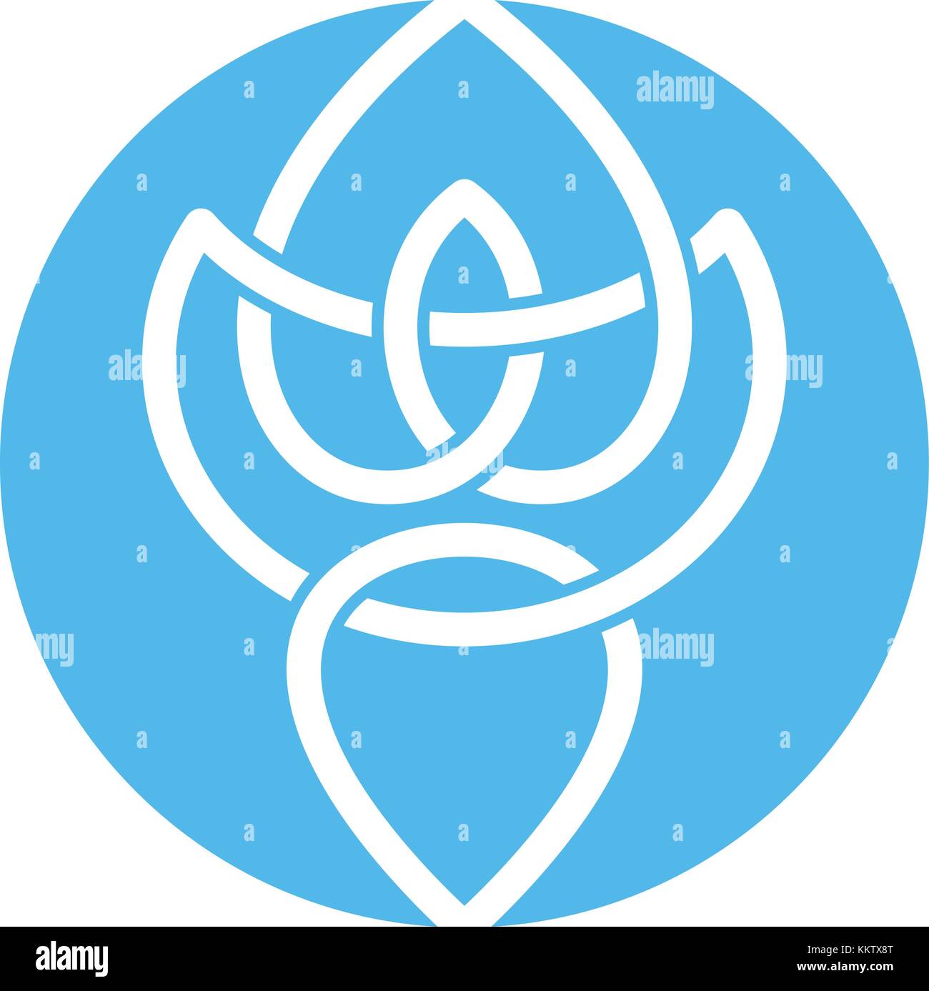 round circle shape style icon logo vector art Stock Vector Image & Art ...