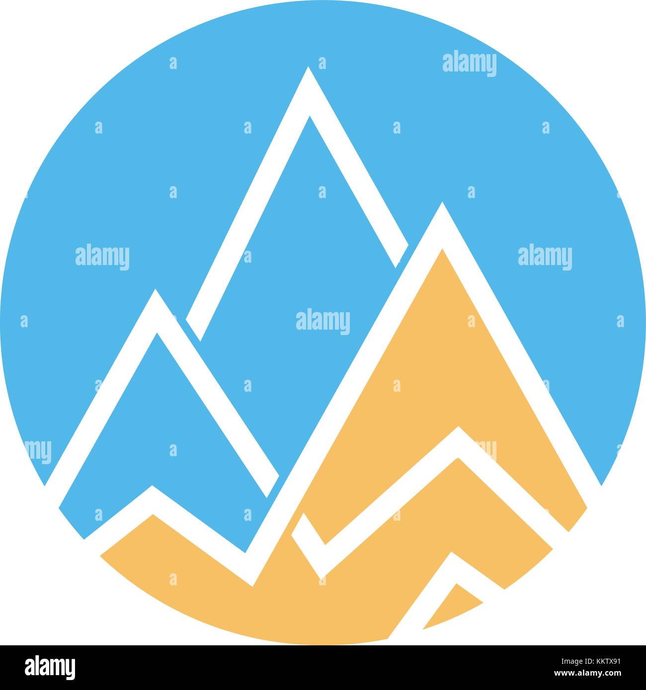 round circle shape style icon logo vector art Stock Vector Image & Art ...