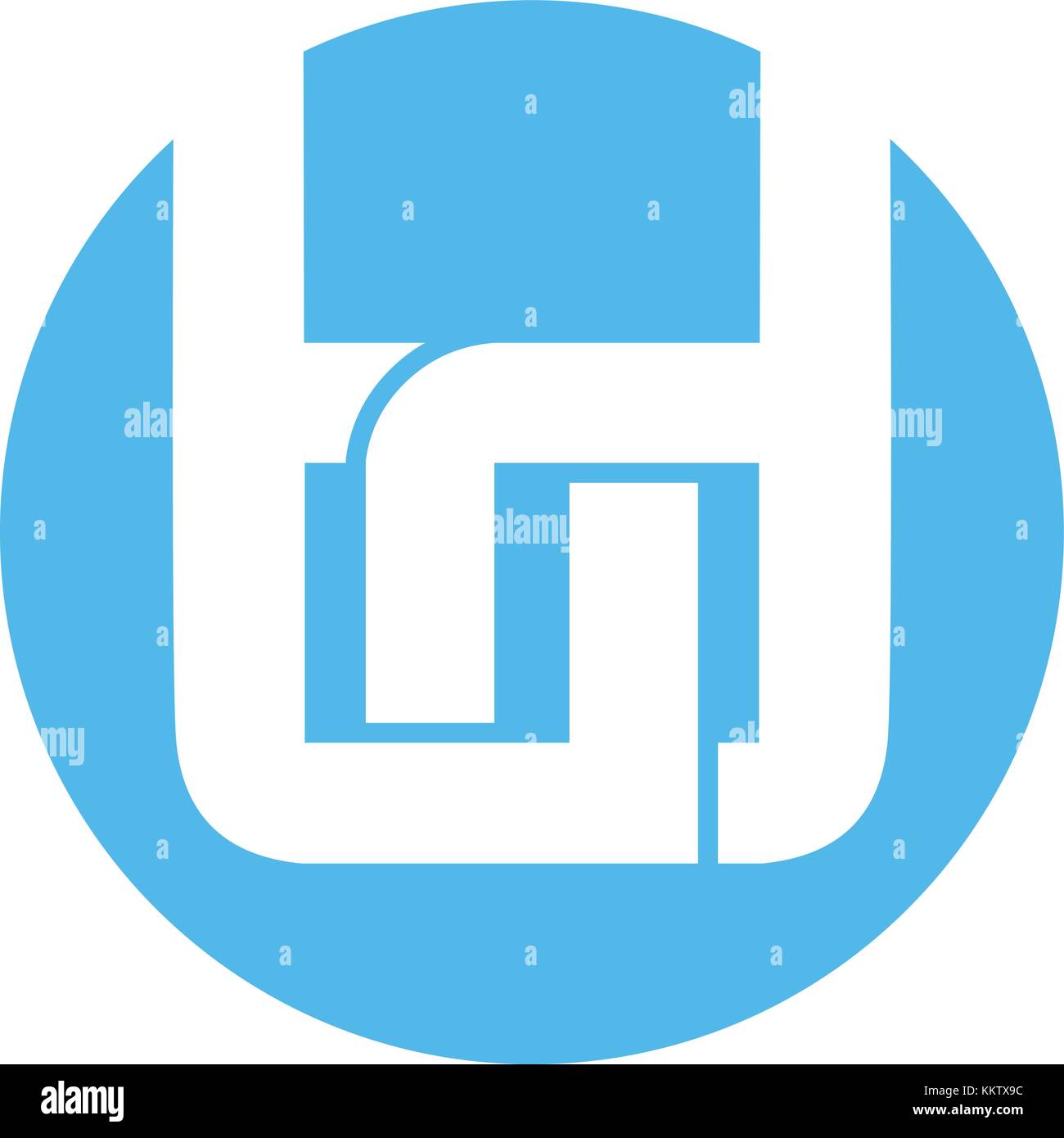 round circle shape style icon logo vector art Stock Vector Image & Art ...