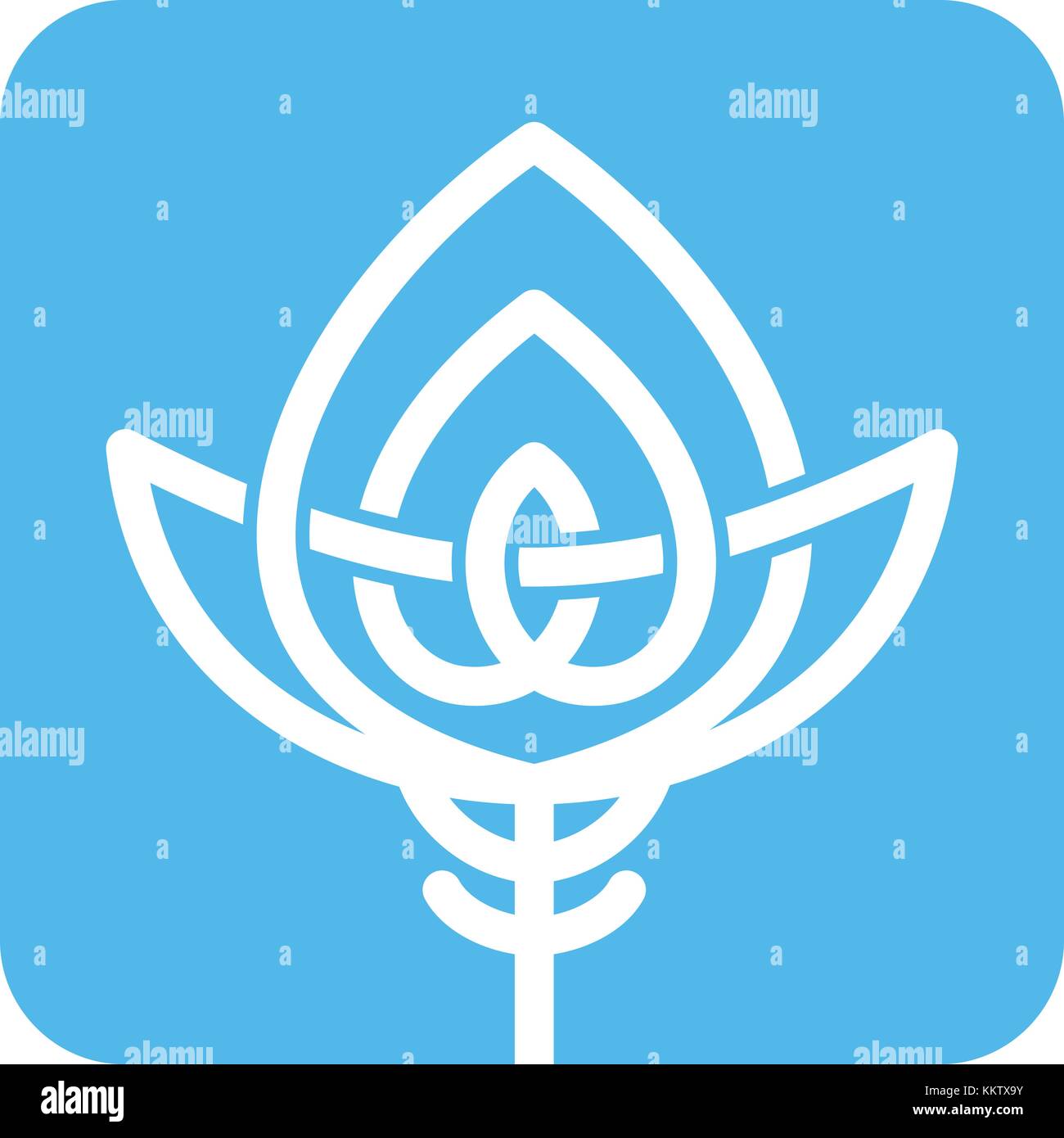 square box shape style modern icon logo vector art Stock Vector Image ...