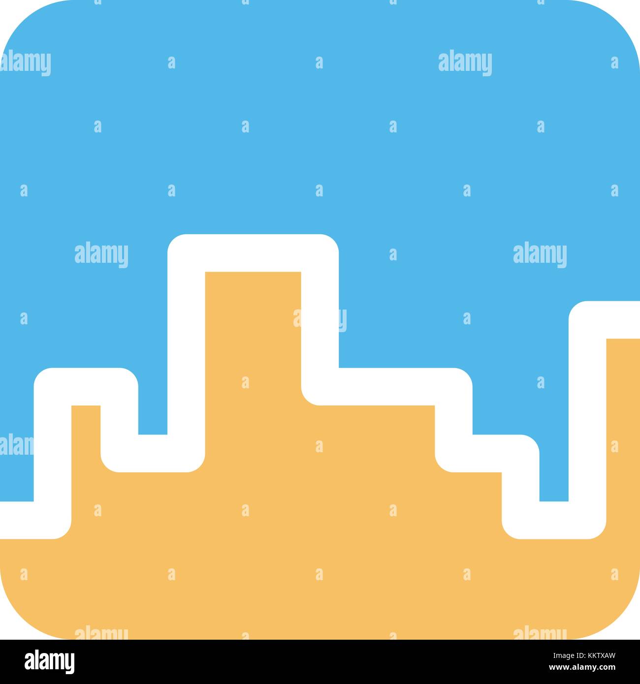 square box shape style modern icon logo vector art Stock Vector Image ...