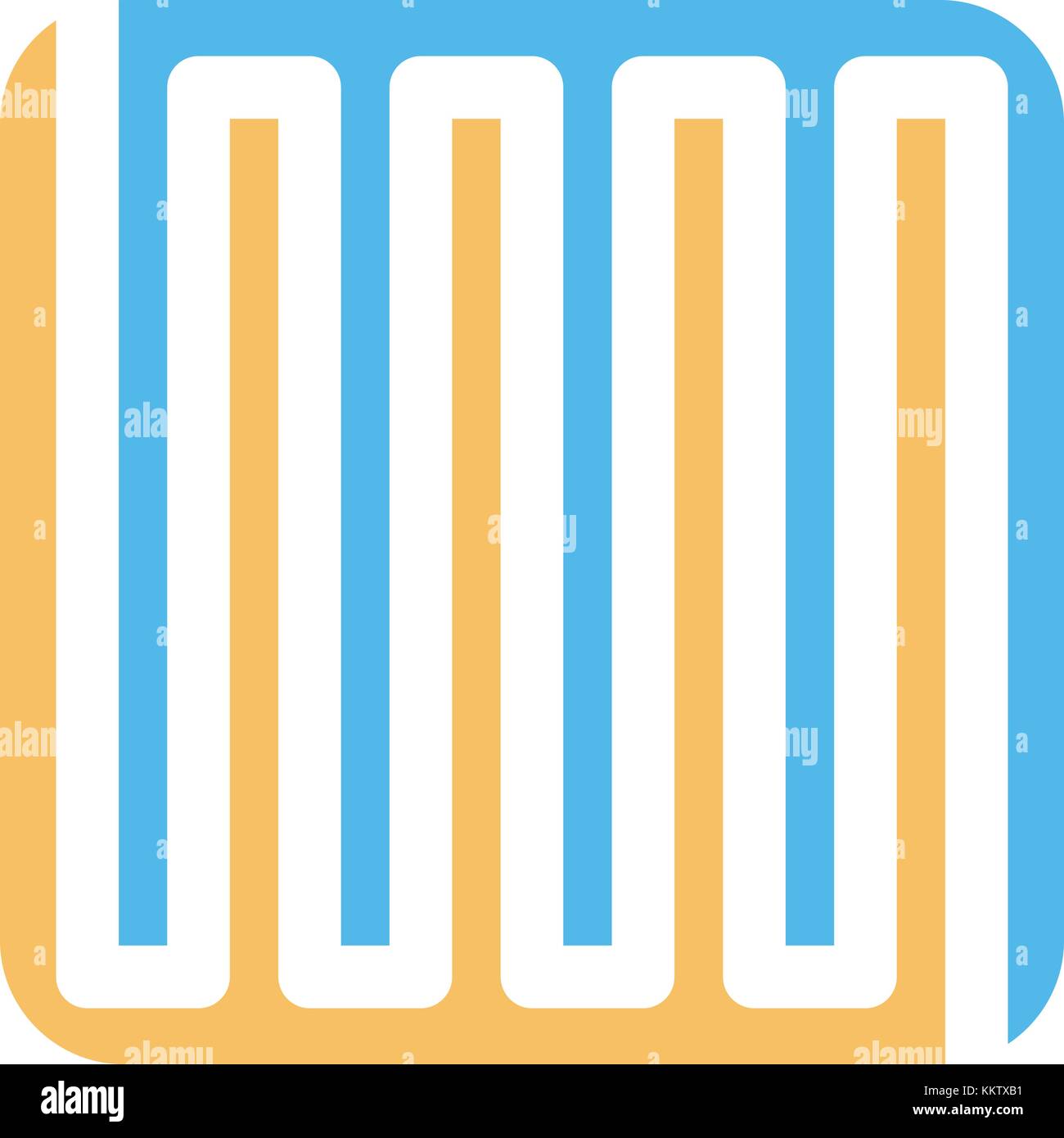 square box shape style modern icon logo vector art Stock Vector Image ...