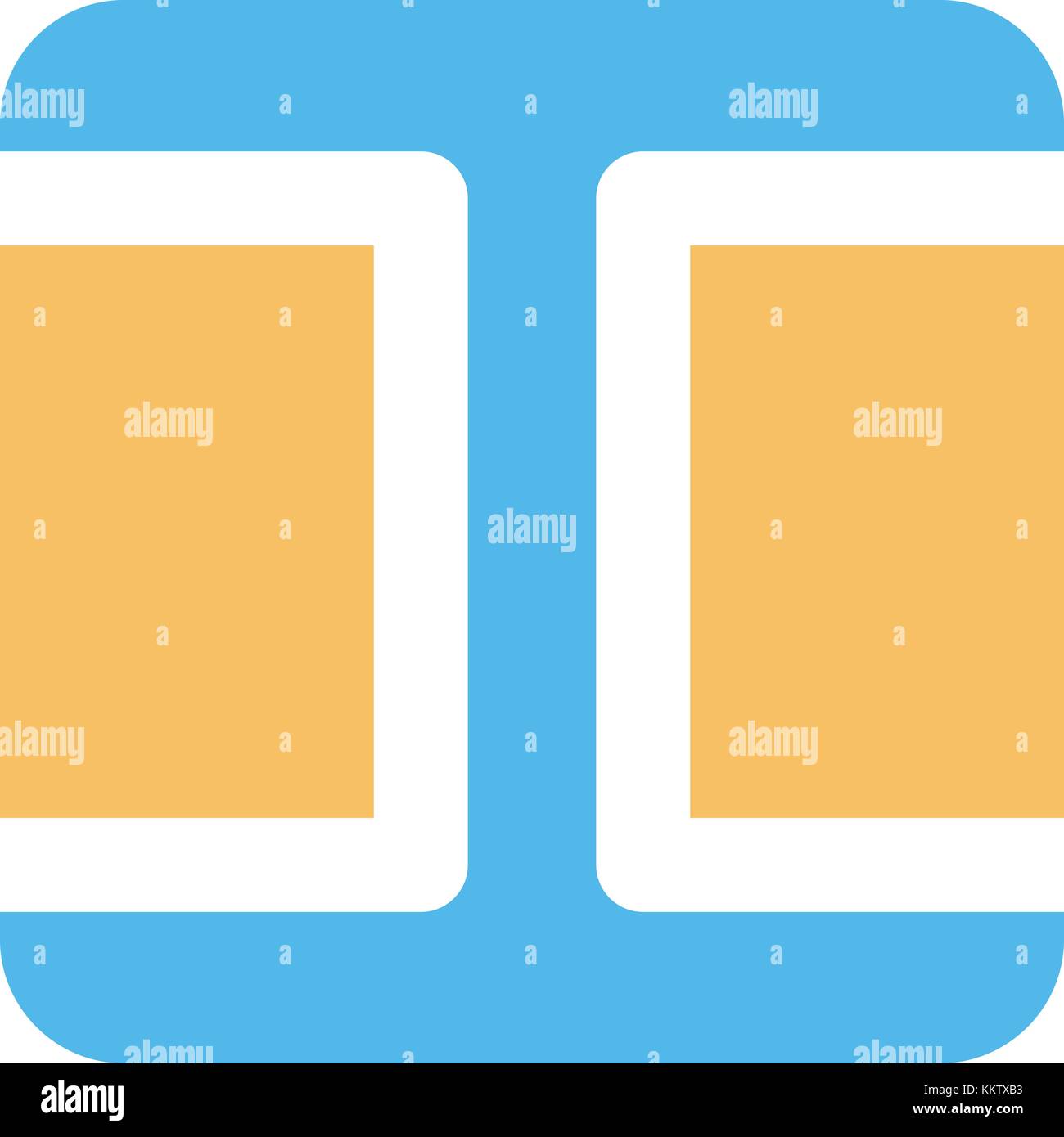 square box shape style modern icon logo vector art Stock Vector Image ...