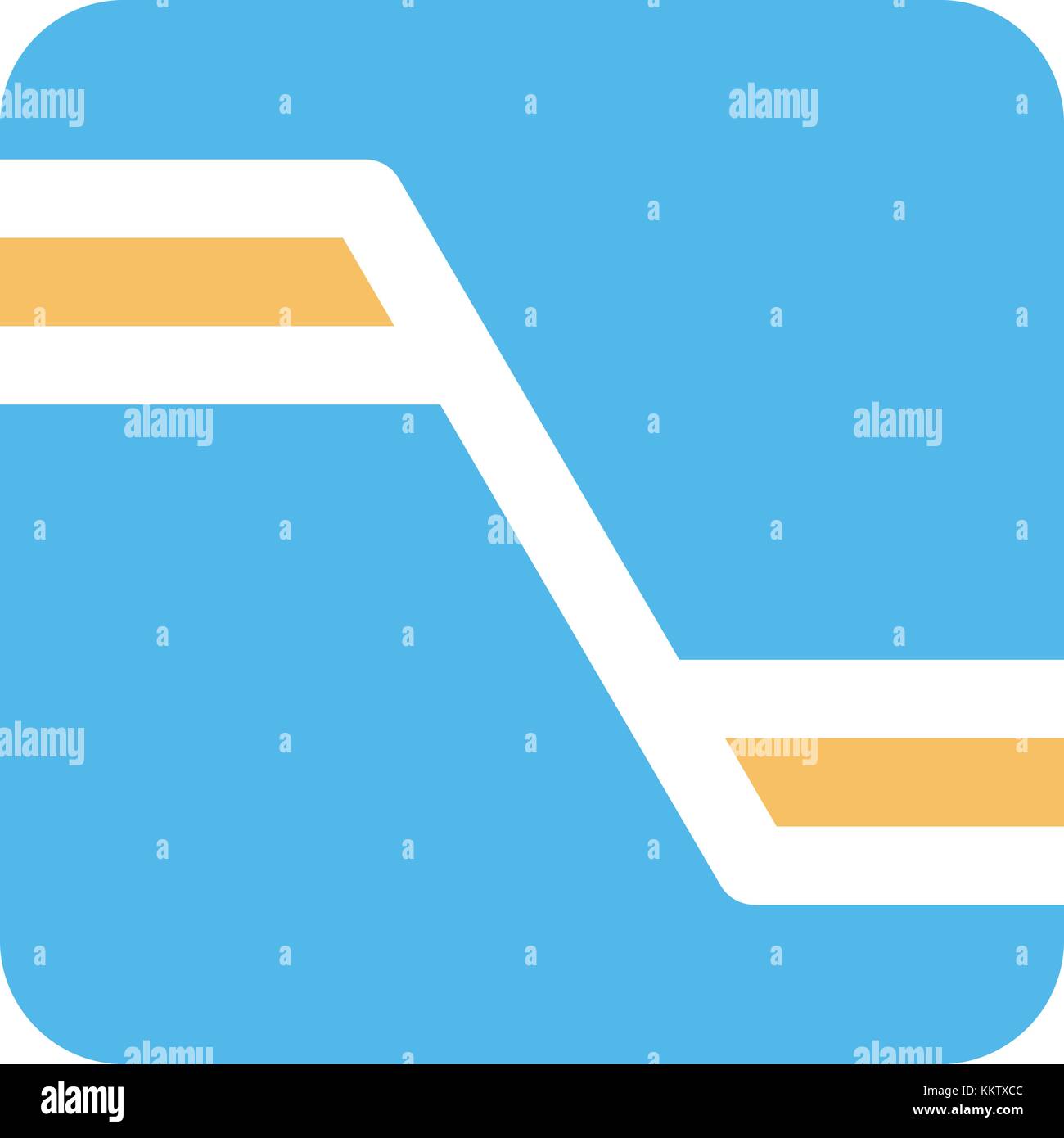 square box shape style modern icon logo vector art Stock Vector Image ...