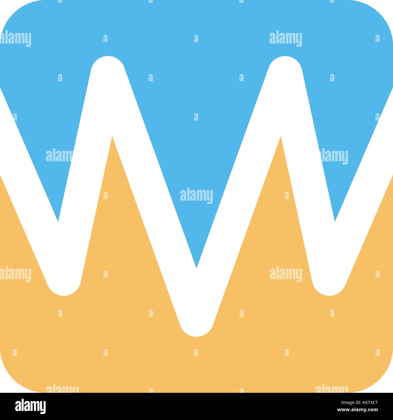 square box shape style modern icon logo vector art Stock Vector Image ...