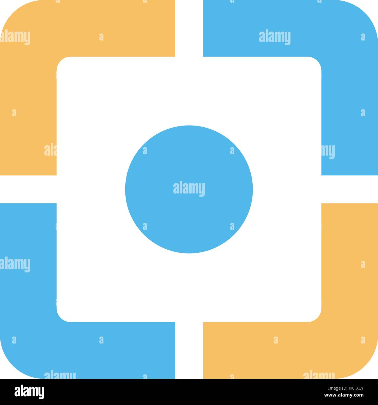 square box shape style modern icon logo vector art Stock Vector Image ...