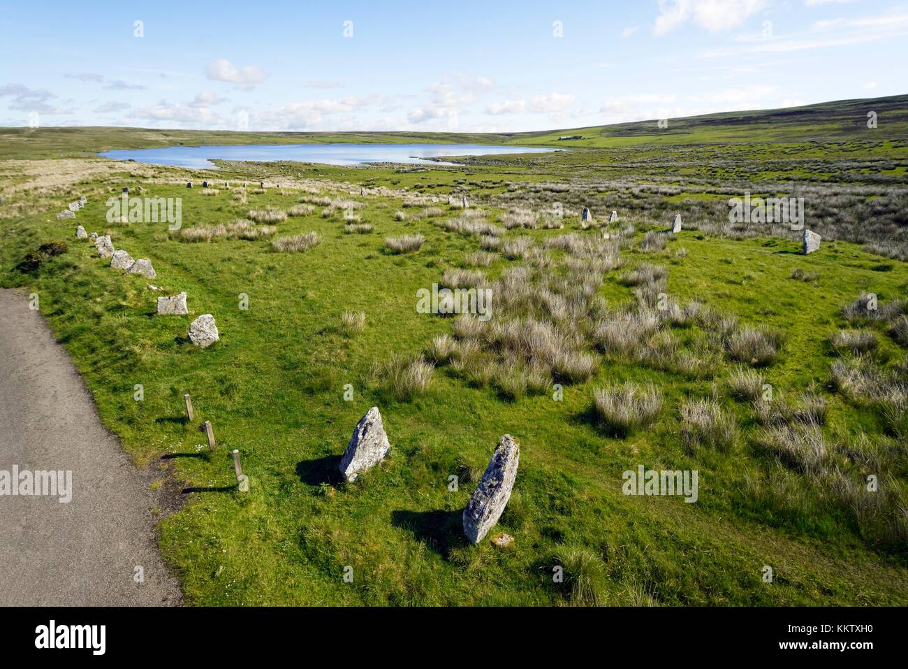 Achavanich Stone Setting 4000 year prehistoric U shaped stone ...