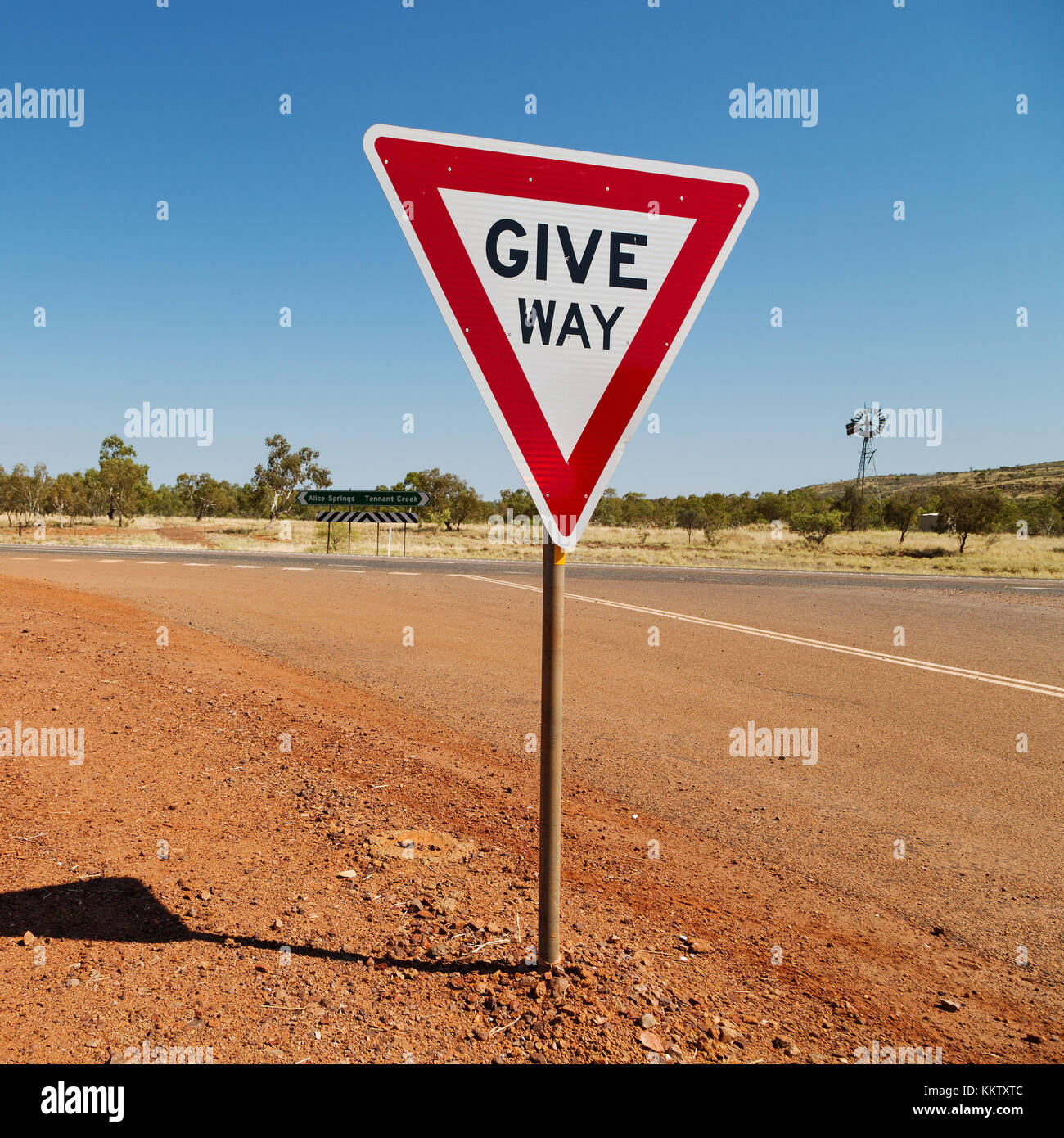 in australia the concept of safety in the landscape outback Stock Photo ...