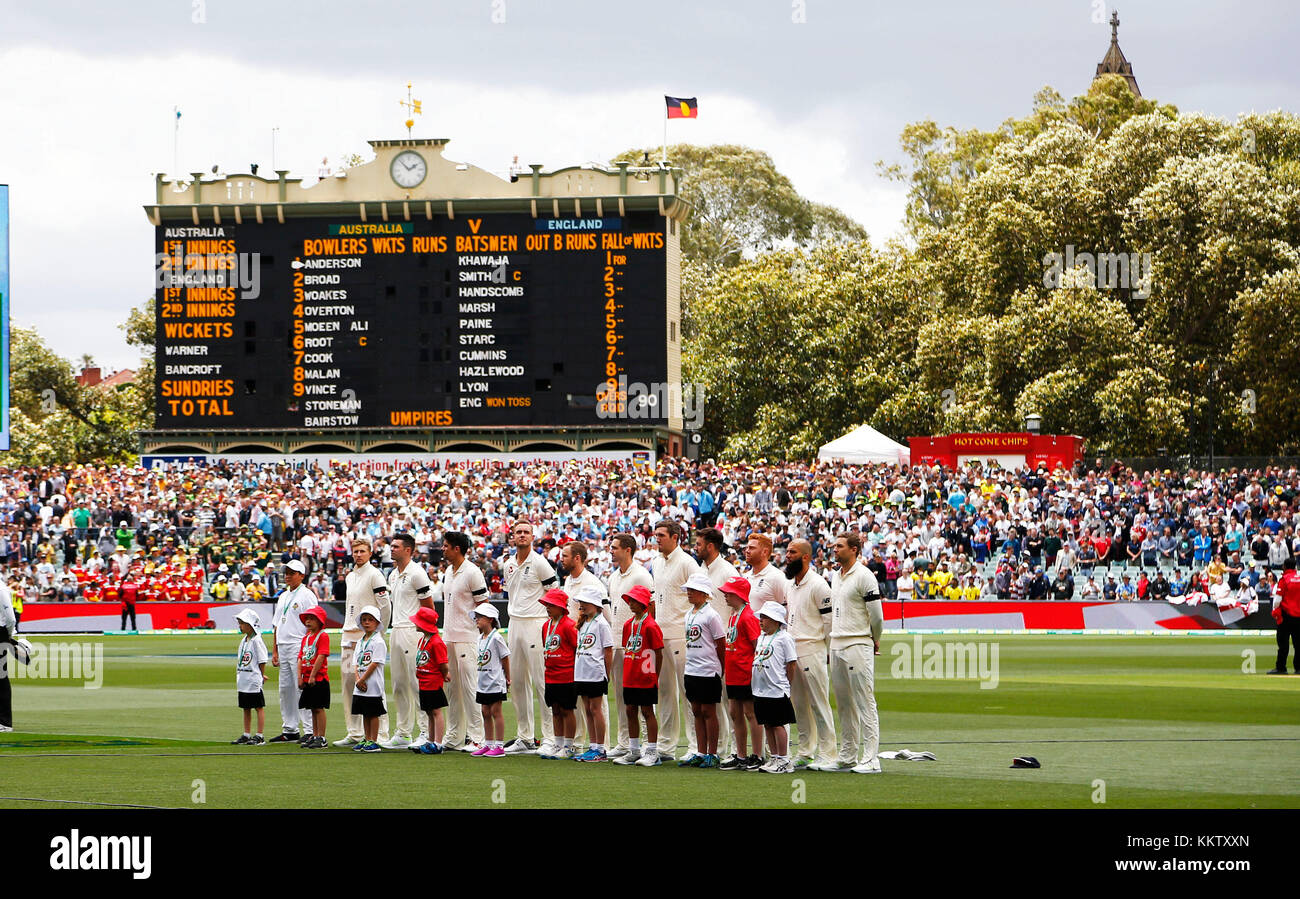 General view during day one of the Ashes Test match at the Adelaide ...
