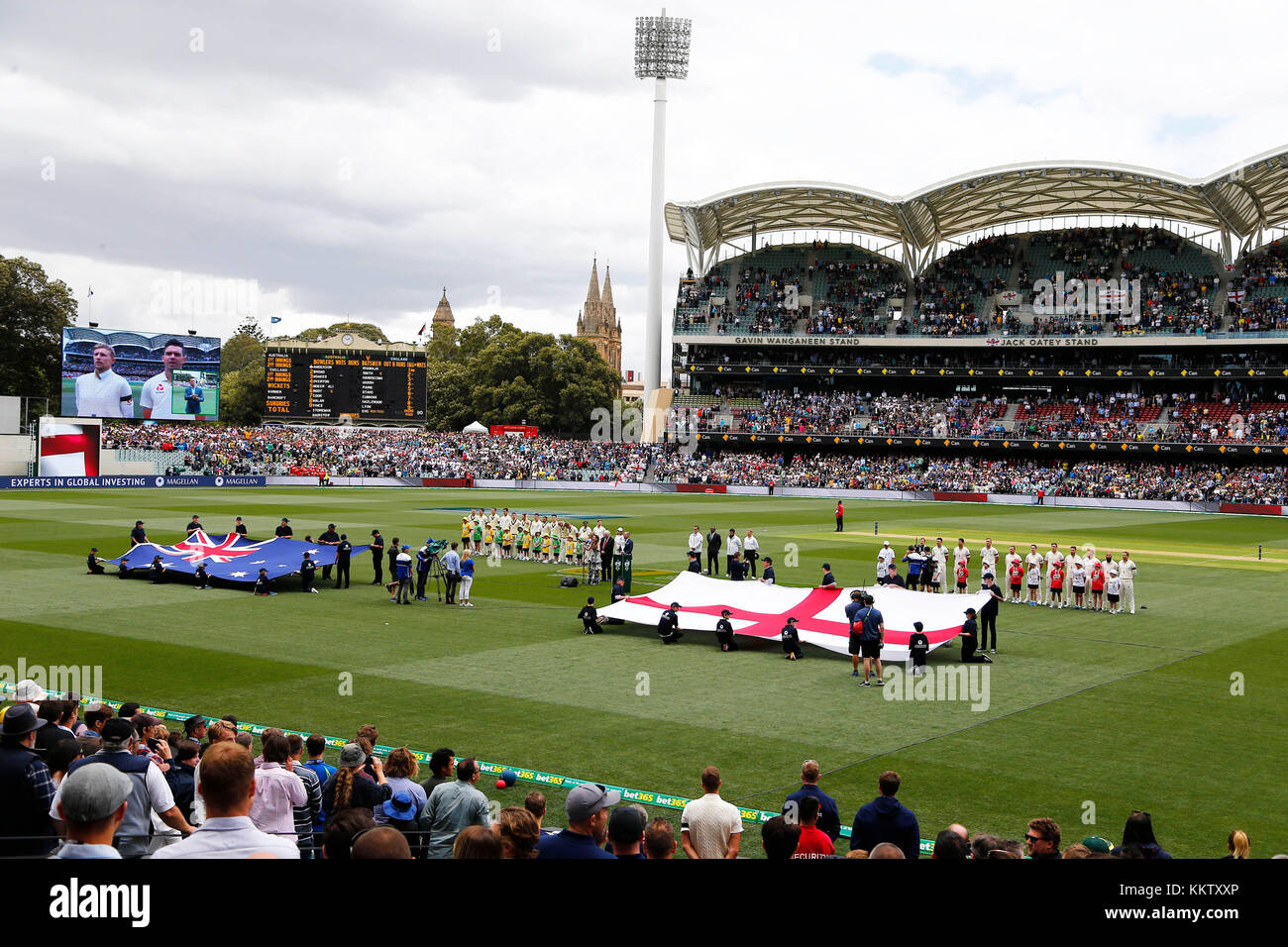 General view during day one of the Ashes Test match at the Adelaide ...