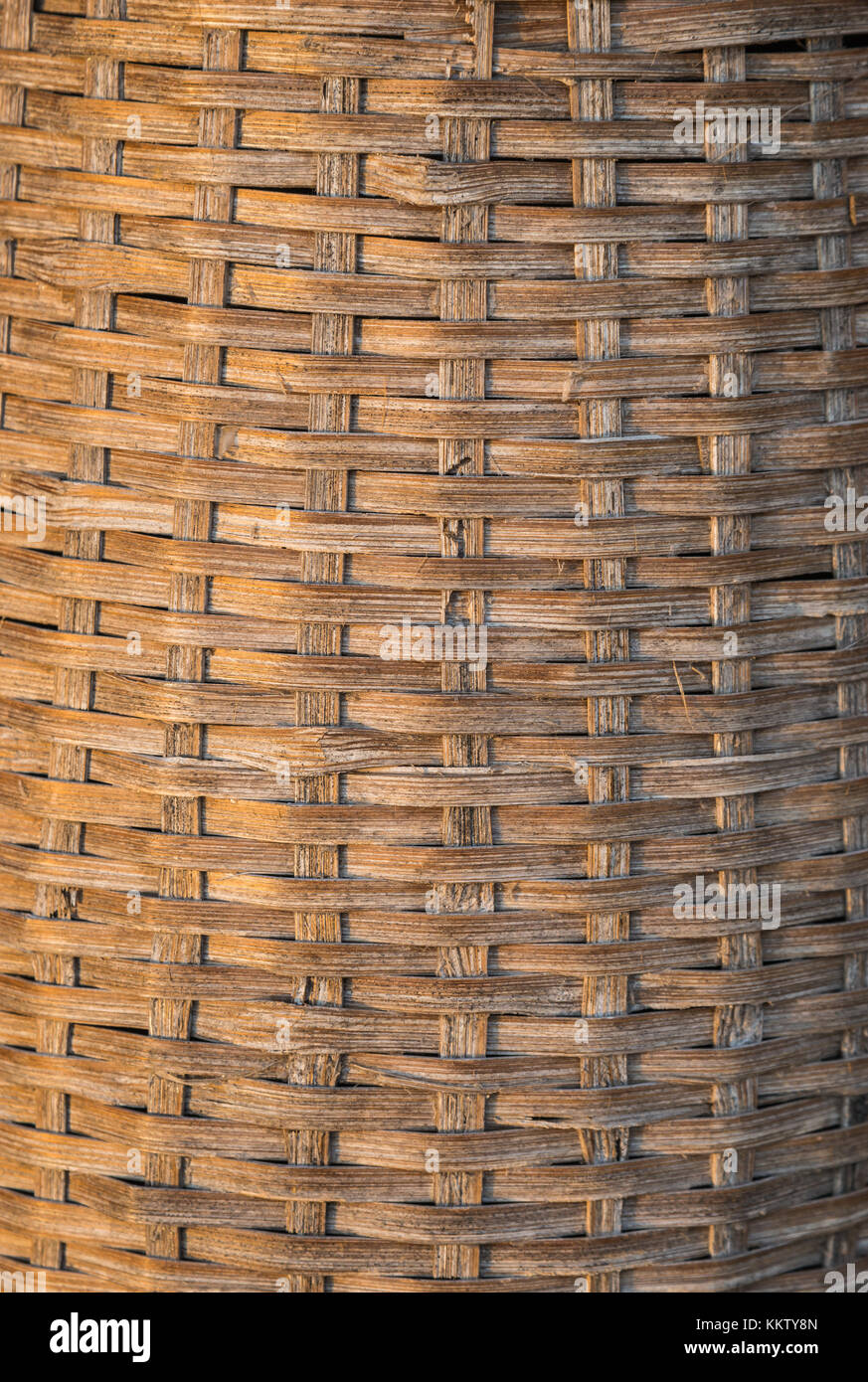 Bamboo basket work handmade natural asian design background Stock Photo ...