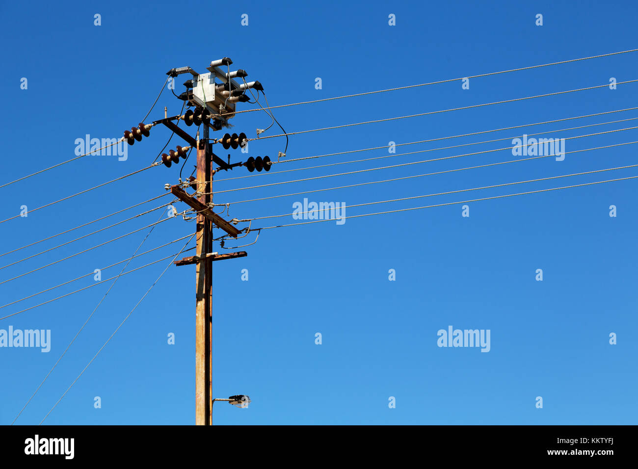 in australia the concept of power line with electrical pole in the ...