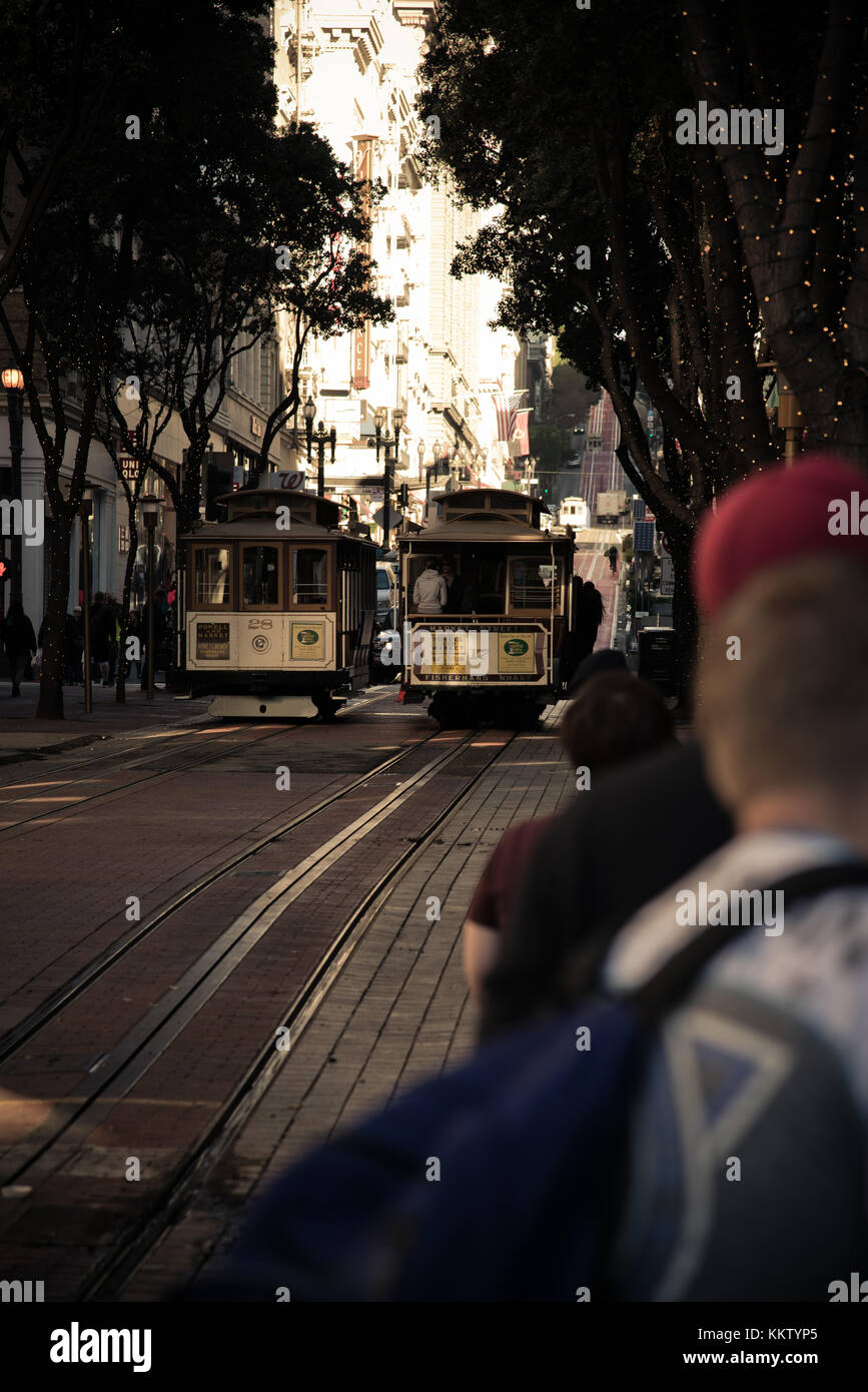 Famous Historic traditional cable car in San Francisco 3 Stock Photo ...