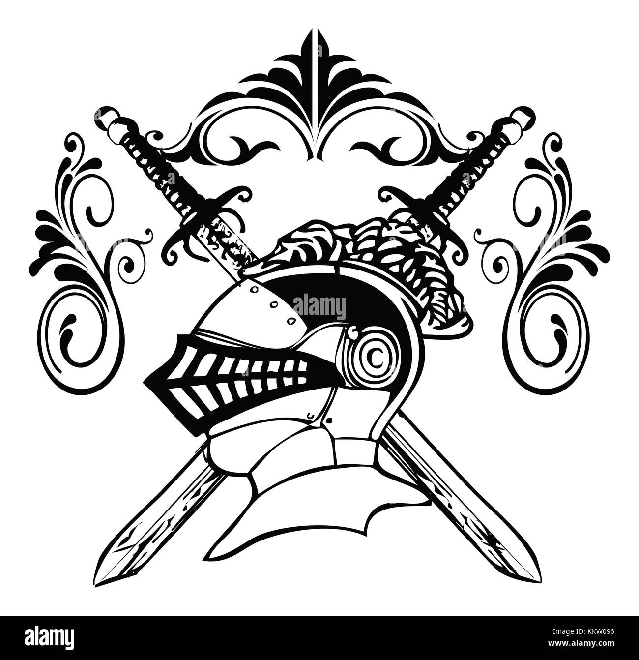 Heraldic coat arms family Cut Out Stock Images & Pictures - Alamy