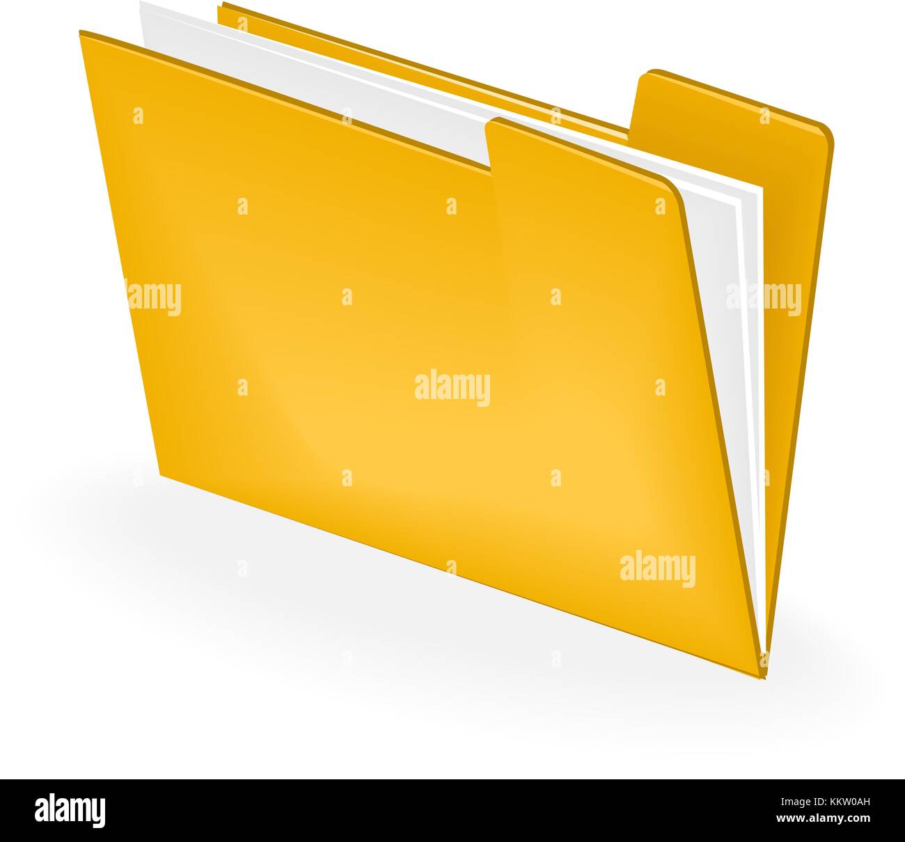 illustration of a file folder Stock Photo - Alamy