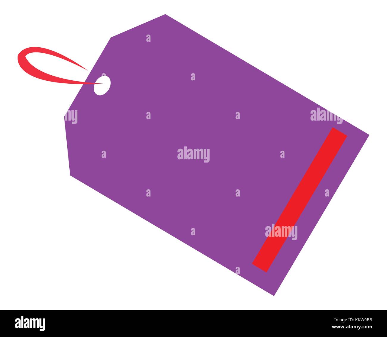 illustration of price tag Stock Photo - Alamy