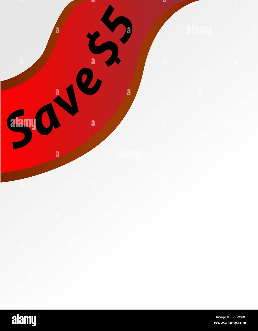 illustration of save sticker Stock Photo - Alamy