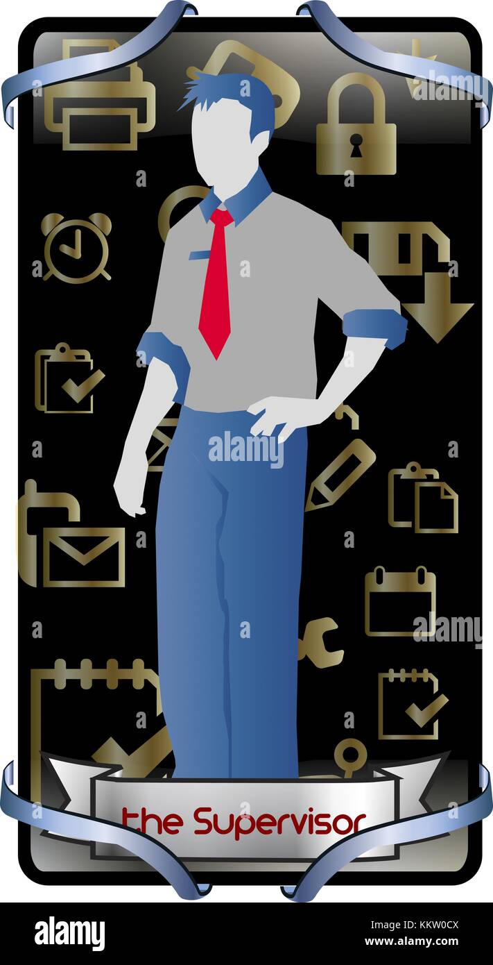 image of a supervisor Stock Photo - Alamy