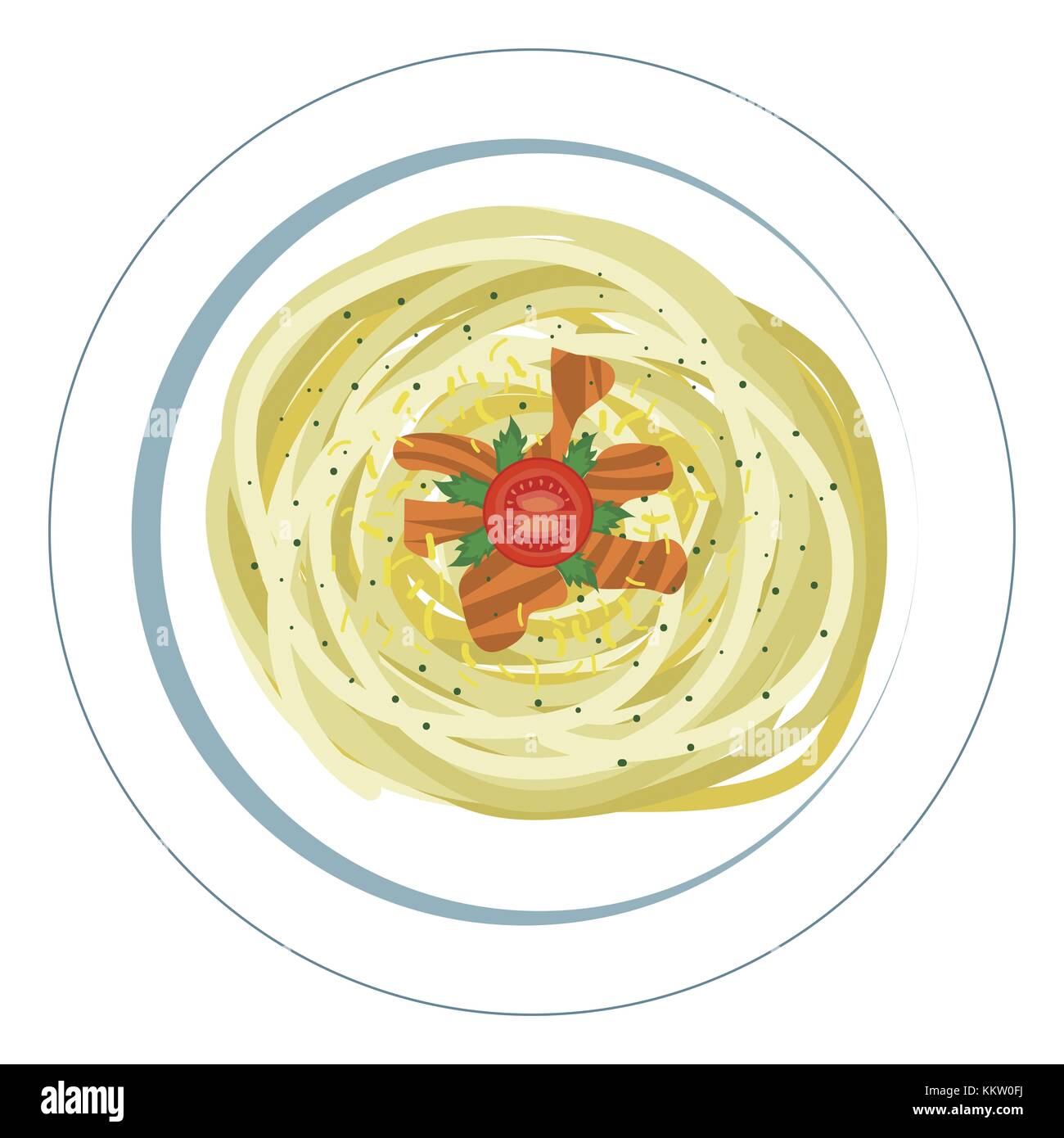 Italian spaghetti food Stock Photo - Alamy