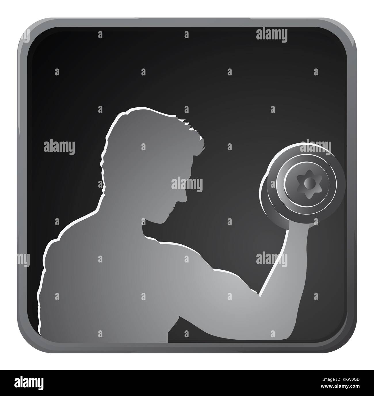 Man People Athletic Gym Gymnasium Body Building Exercise Stock Photo - Alamy