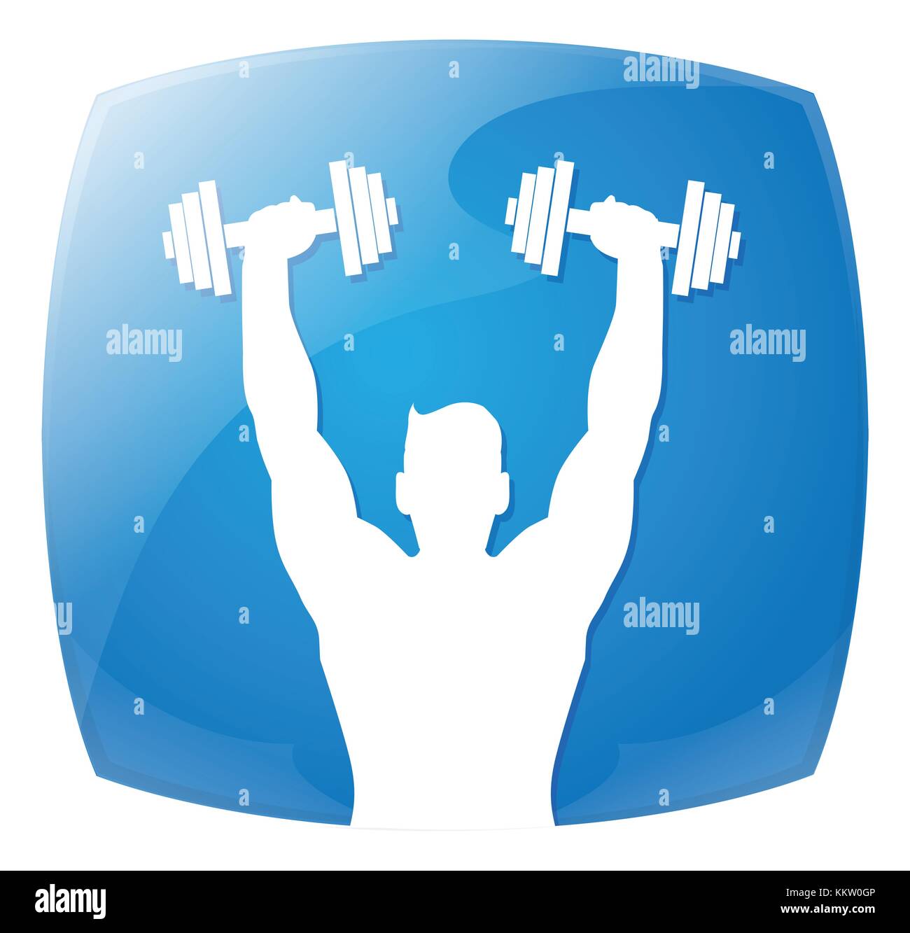 Man People Athletic Gym Gymnasium Body Building Exercise Stock Photo - Alamy