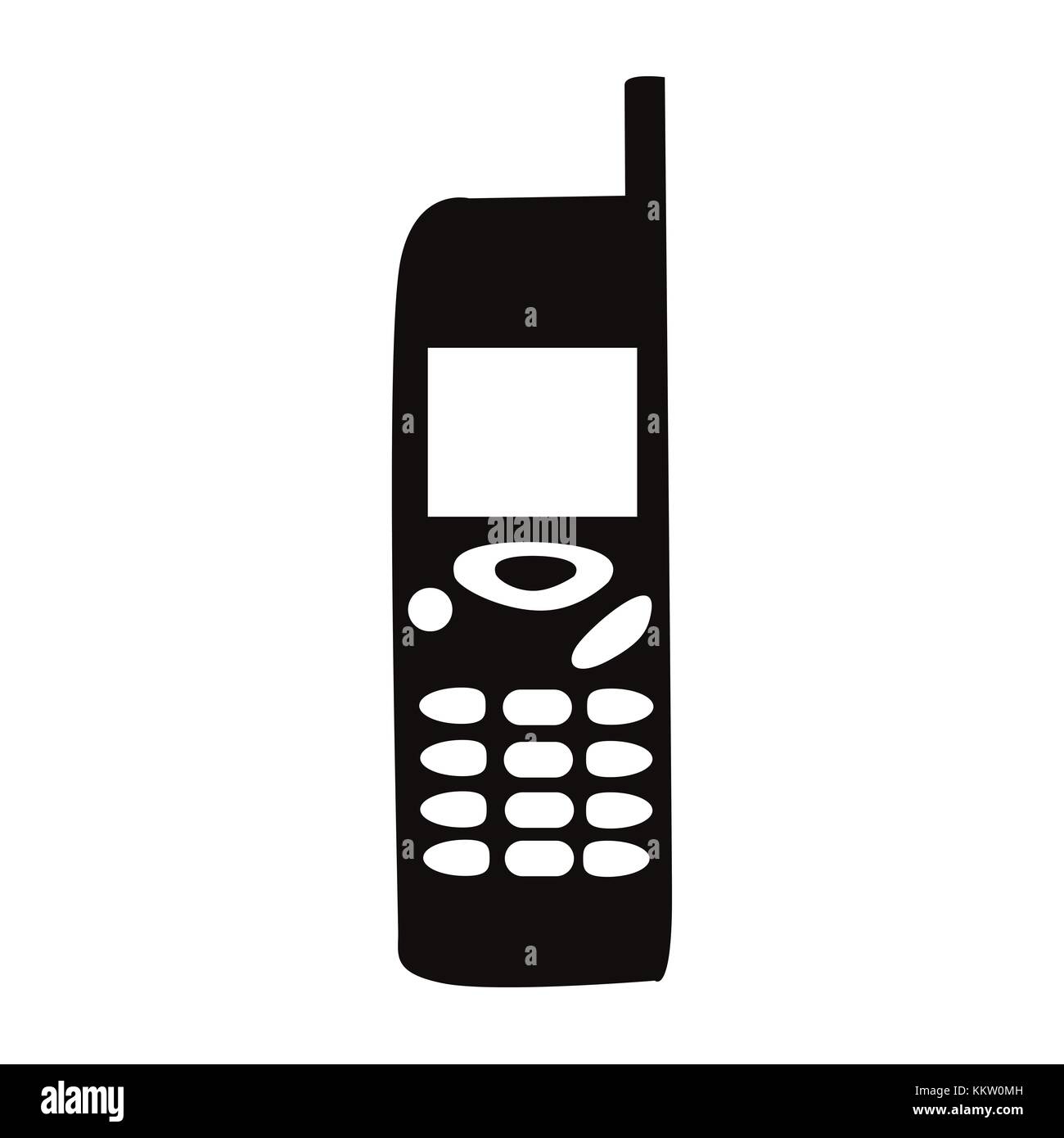 Mobile phone icons Stock Photo - Alamy