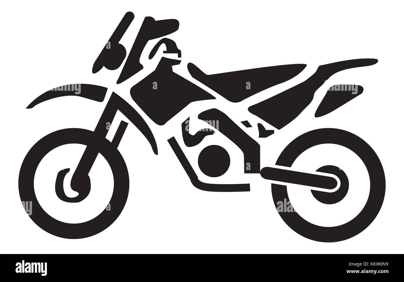 Motorbike pictogram hi-res stock photography and images - Alamy