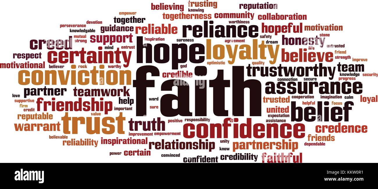 Faith word cloud concept. Vector illustration Stock Vector Image & Art ...