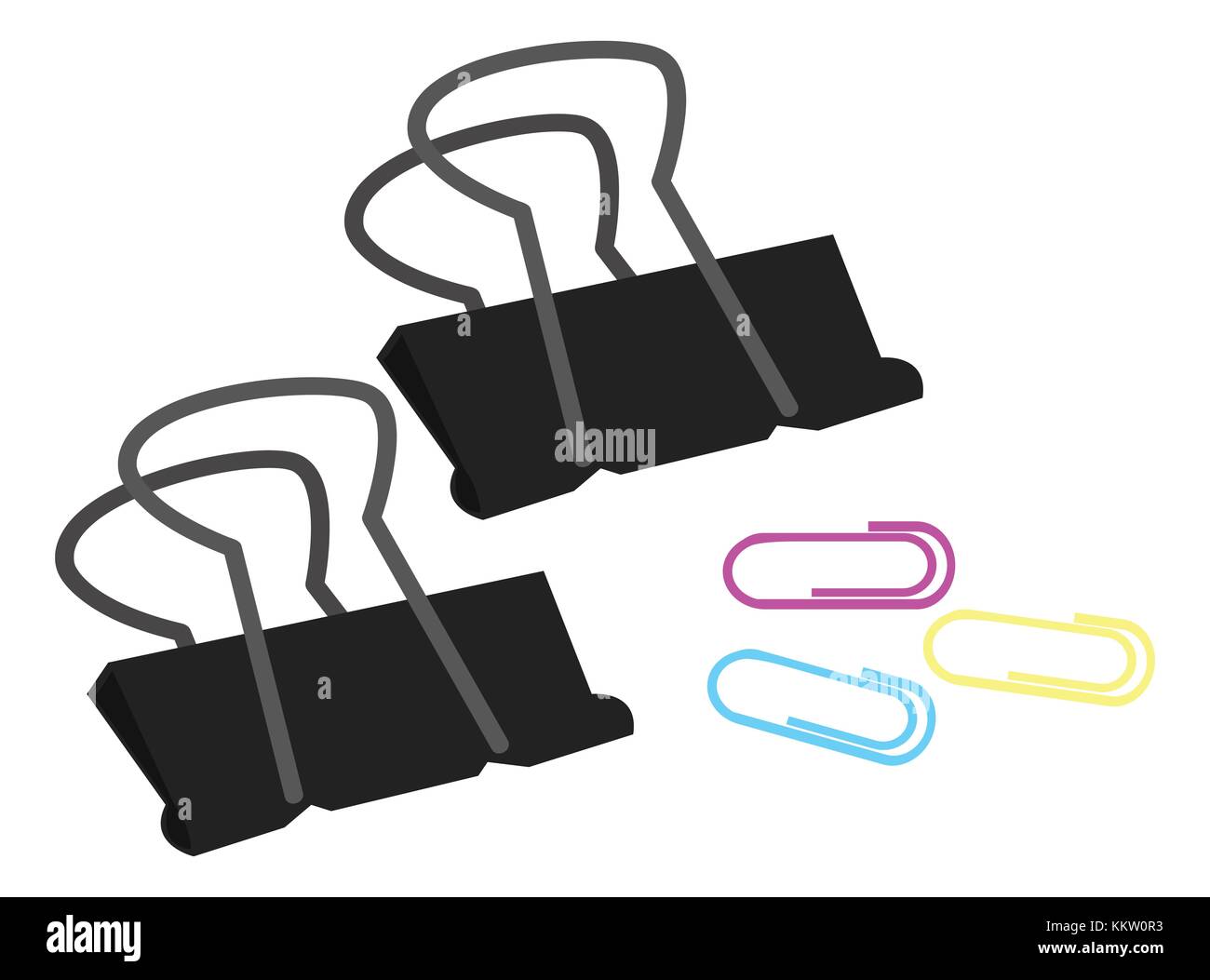Binder clip clipart hi-res stock photography and images - Alamy