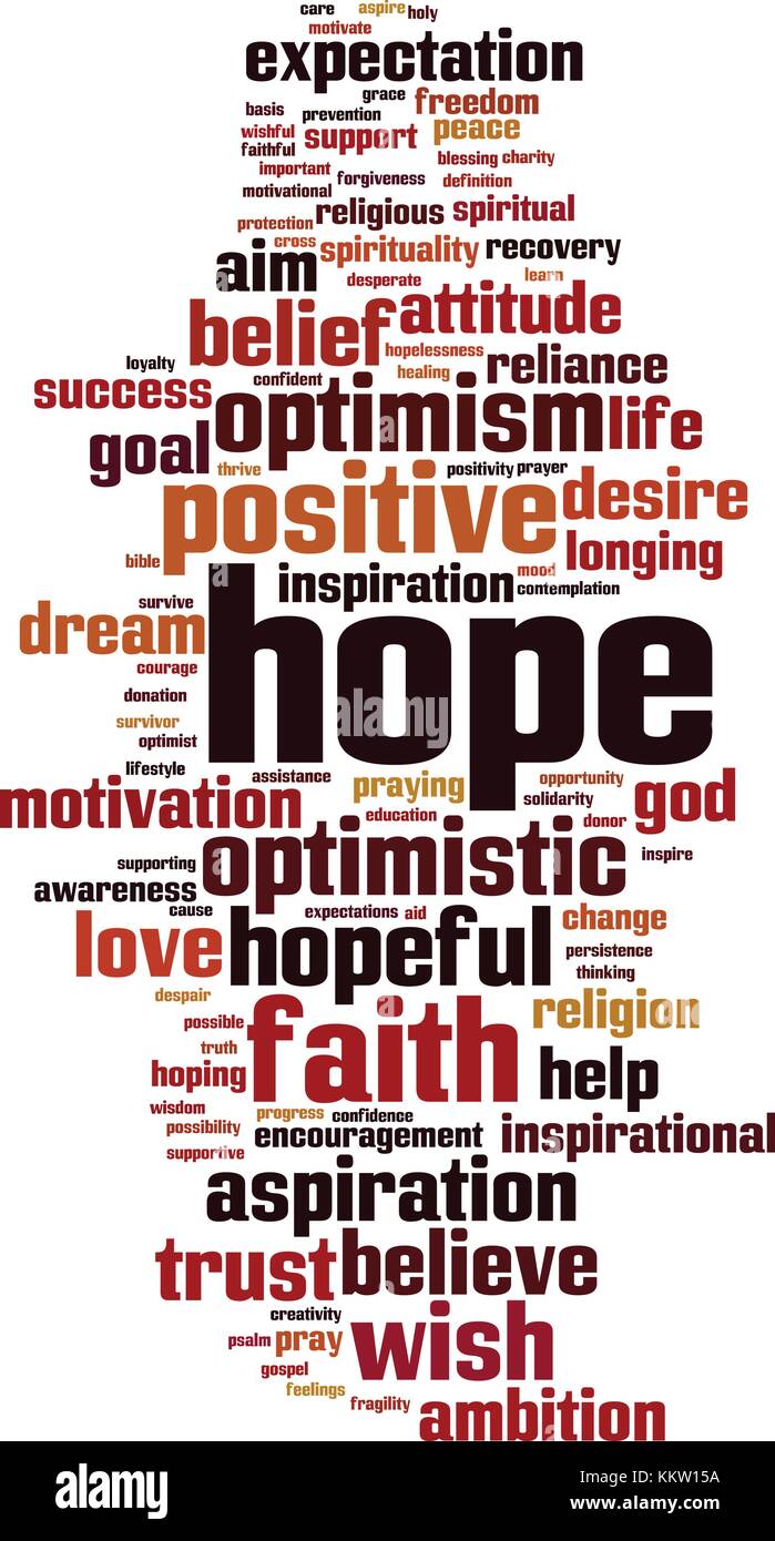 Hope word cloud concept. Vector illustration Stock Vector Image & Art ...