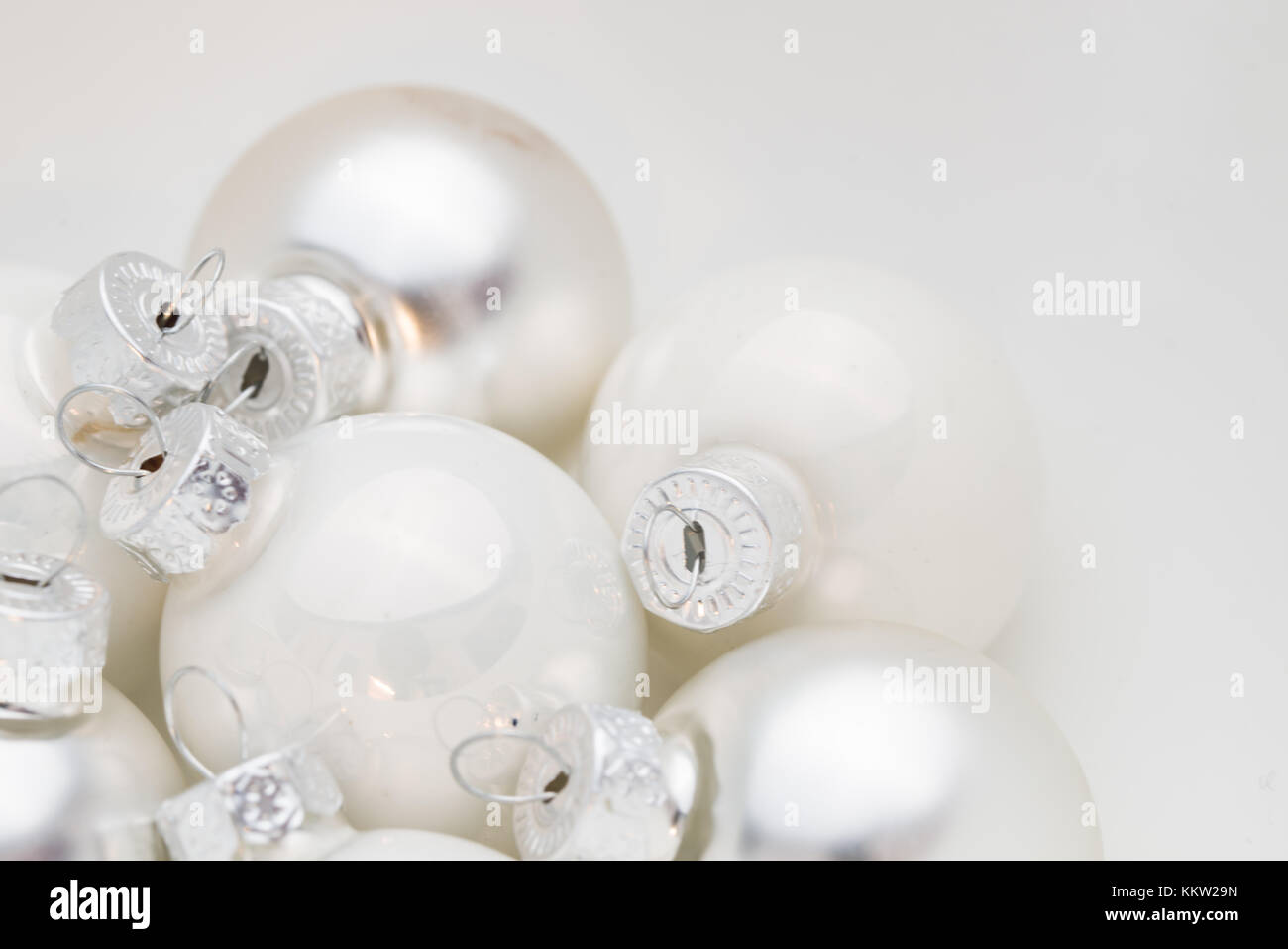 Christmas Tree Baubles Background decorations Stock Photo - Alamy