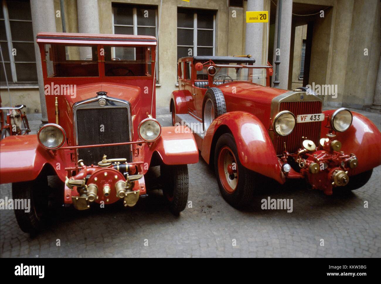 historical re-enactment of antique equipment and uniforms of the ...
