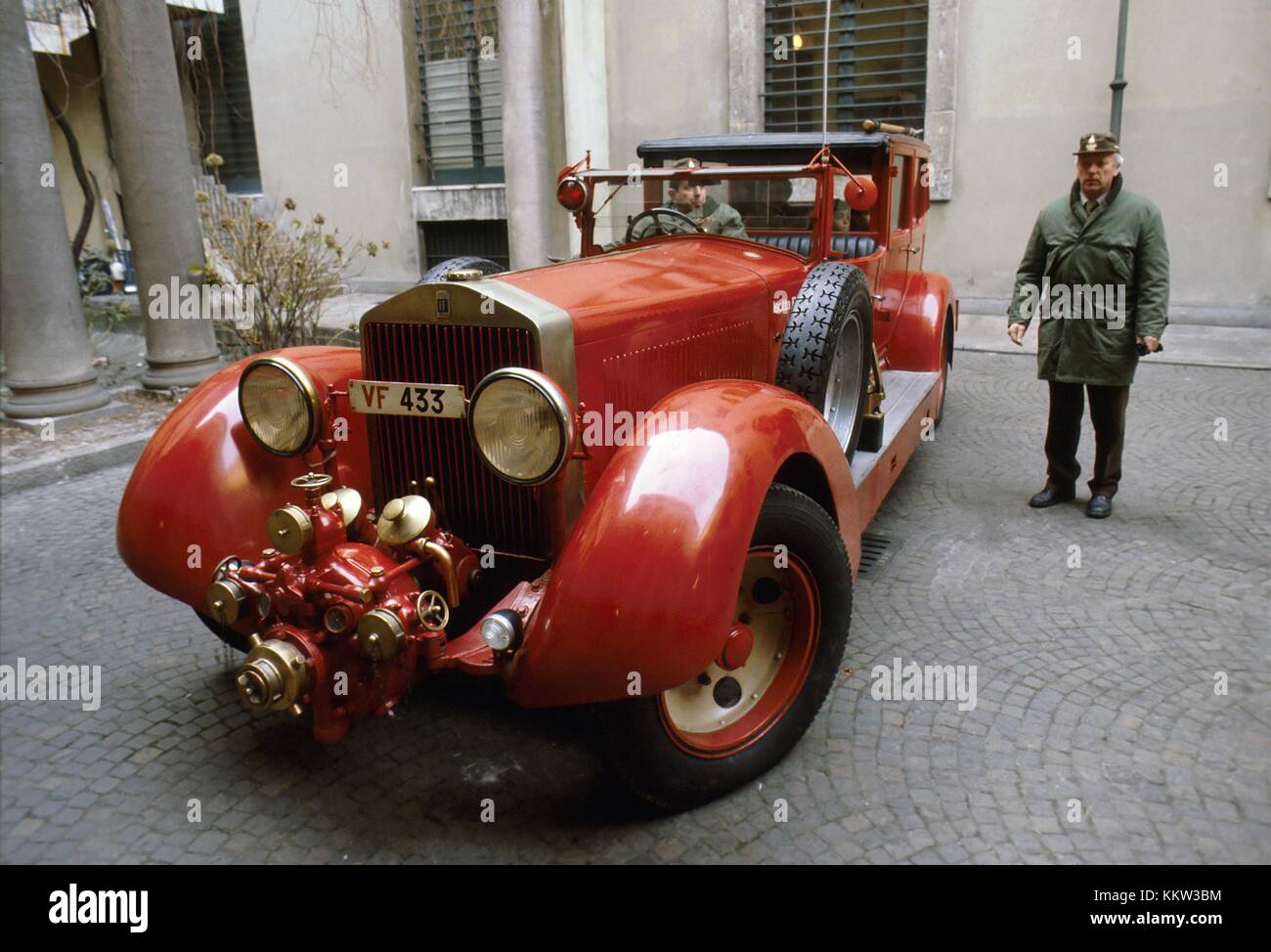 historical re-enactment of antique equipment and uniforms of the ...