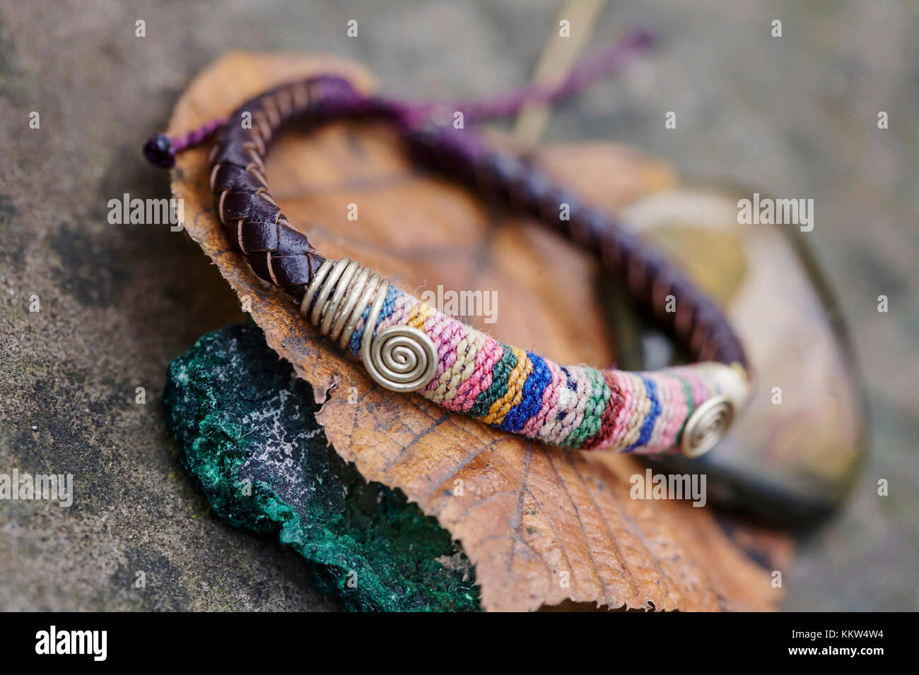 bracelet on natural background Stock Photo - Alamy
