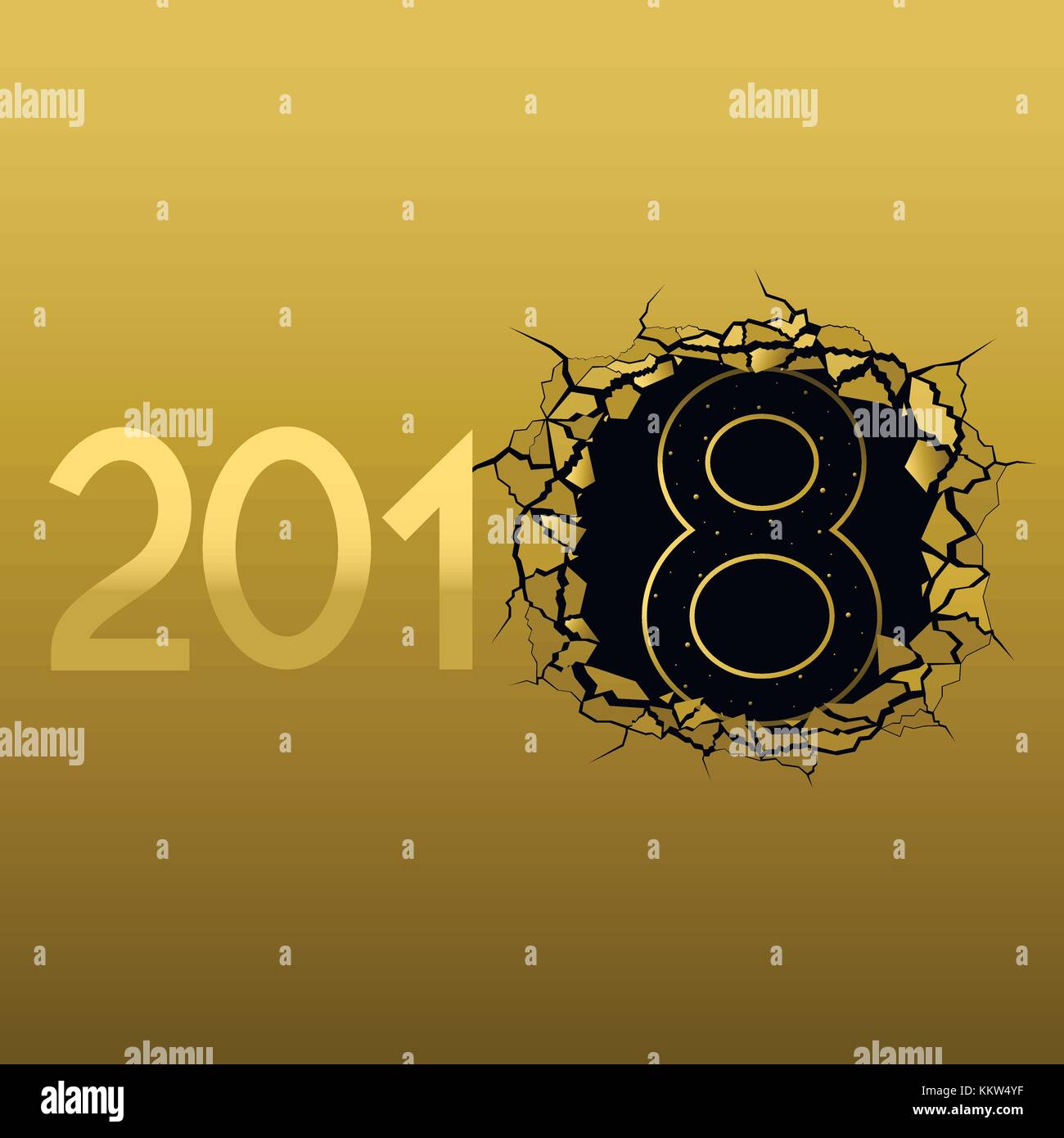 2018 number plate Stock Vector Images - Alamy