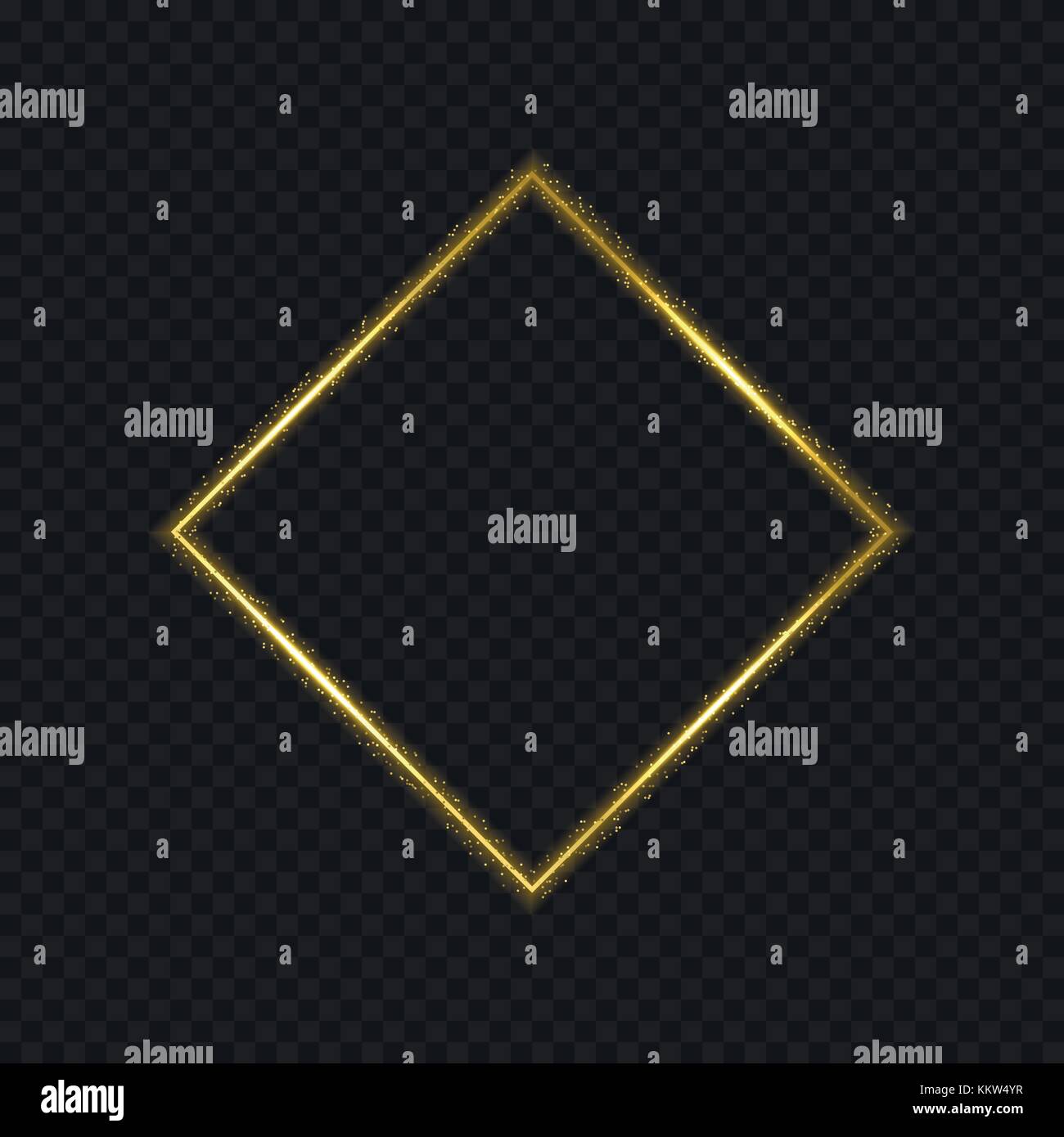Golden rhomb Stock Vector Images - Alamy