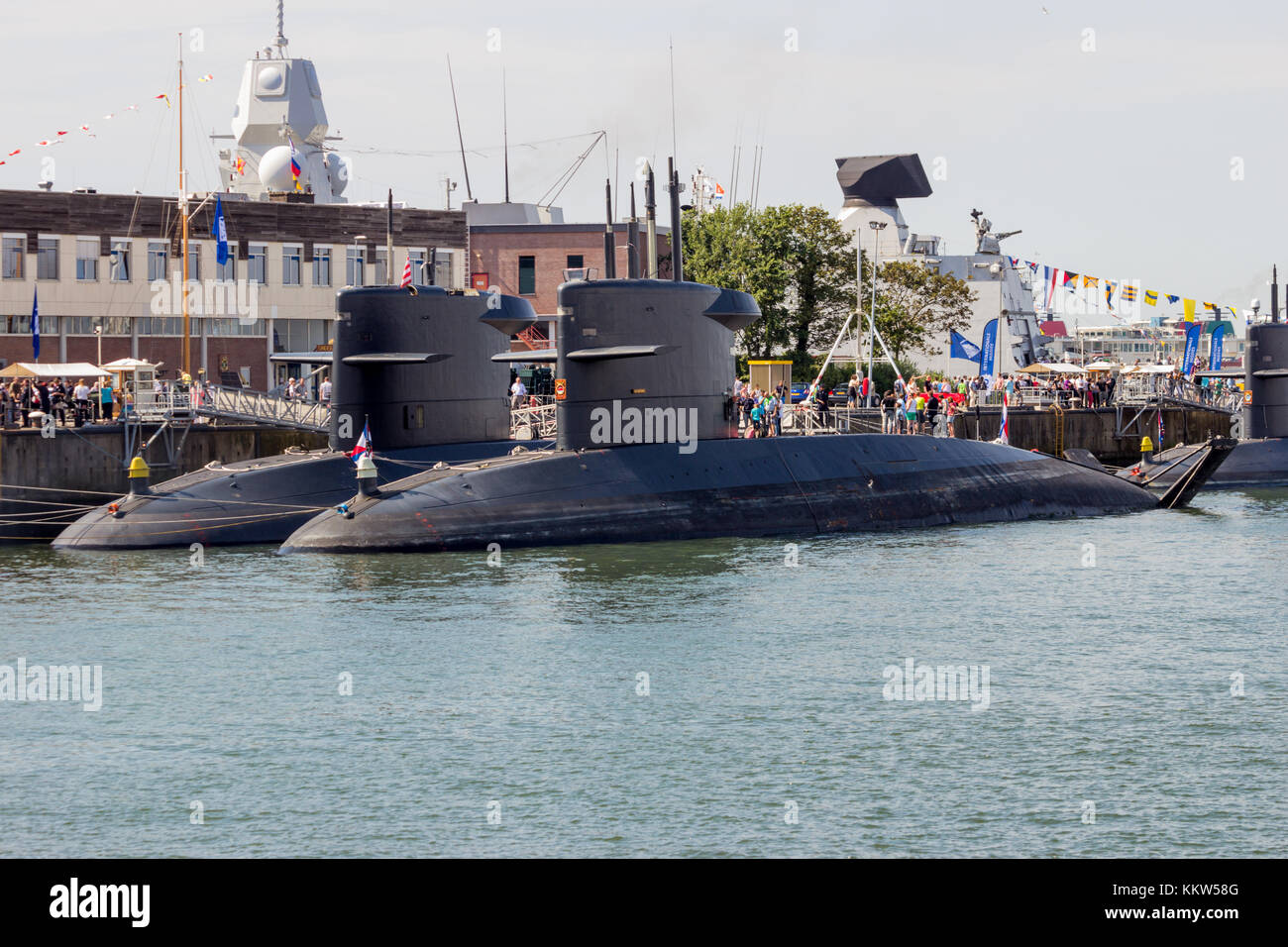 DEN HELDER, THE NETHERLANDS - JUL 7, 2012: Dutch Navy Walrus-class ...
