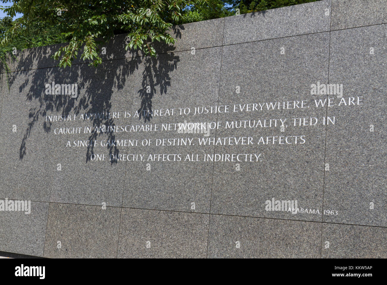 Martin Luther King Jr quotation on the Inscription Wall, Martin Luther ...