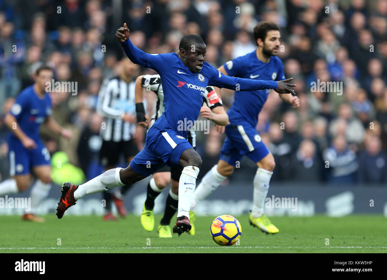 Chelsea's N'Golo Kante during the Premier League match at Stamford ...