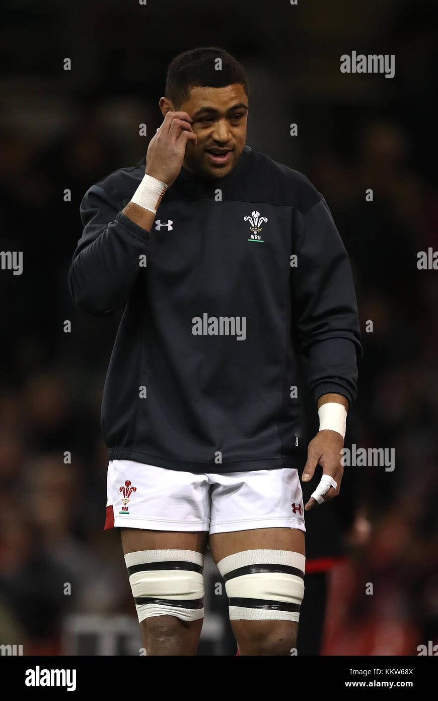 Wales' Taulupe Faletau before the Autumn International at the ...